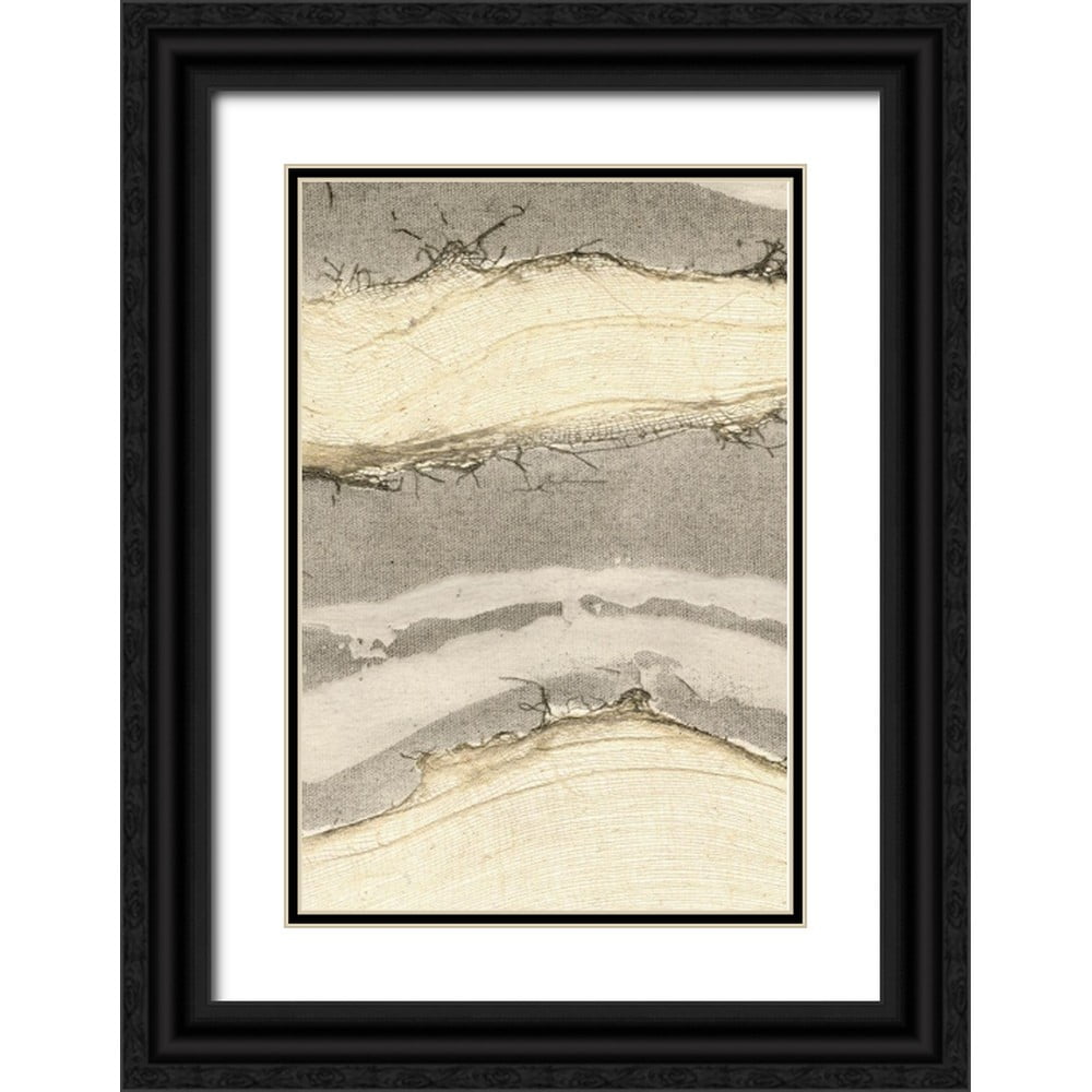 Lam, Vanna 17x24 Black Ornate Wood Framed with Double Matting Museum Art Print Titled - Flux III ...