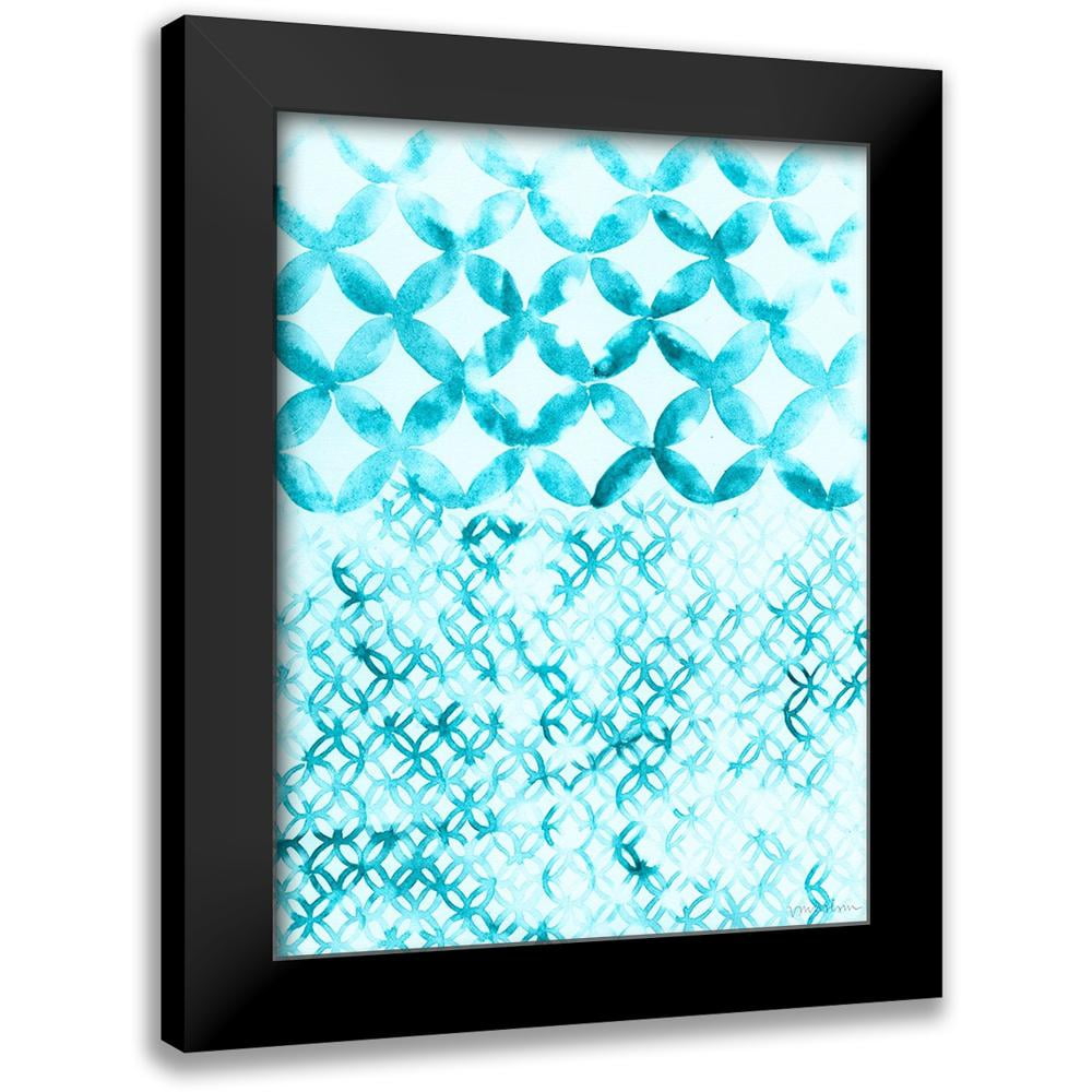 Lam, Vanna 19x24 Black Modern Framed Museum Art Print Titled - Teal ...