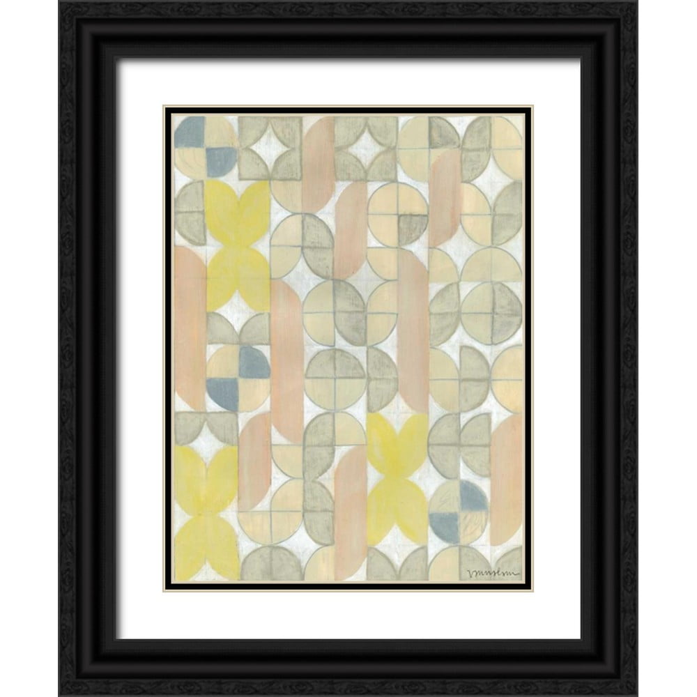 Lam, Vanna 19x24 Black Ornate Wood Framed with Double Matting Museum ...