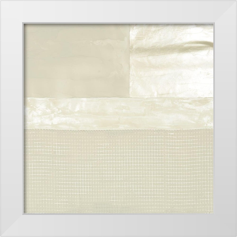 Lam, Vanna 20x20 White Modern Wood Framed Museum Art Print Titled - Diffused Limestone II ...