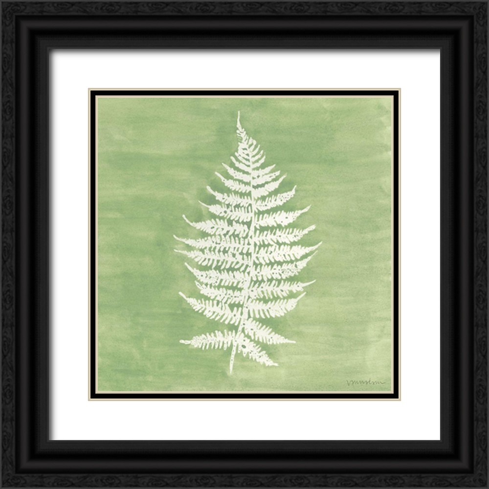 Lam, Vanna 26x26 Black Ornate Wood Framed with Double Matting Museum ...