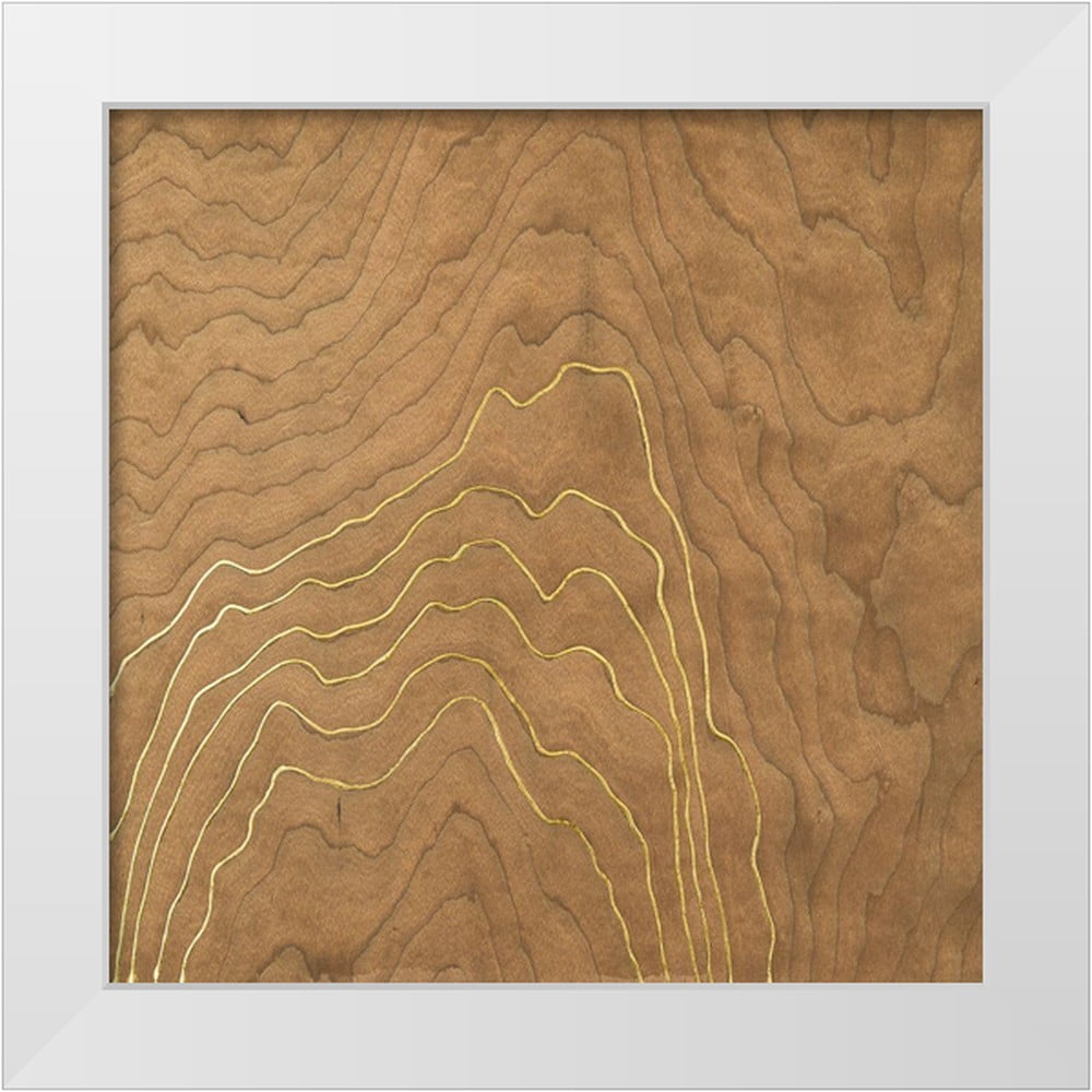 Lam, Vanna 26x26 White Modern Wood Framed Museum Art Print Titled ...