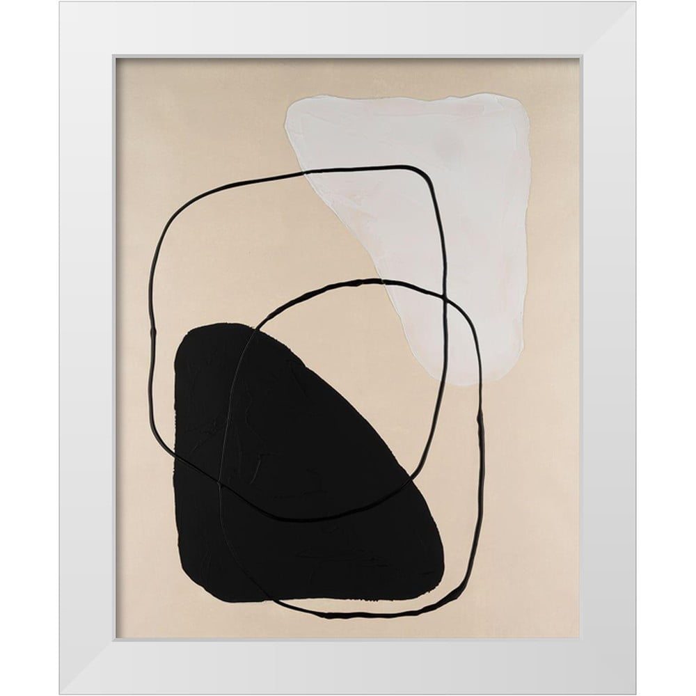 Lam, Vanna 26x32 White Modern Wood Framed Museum Art Print Titled ...