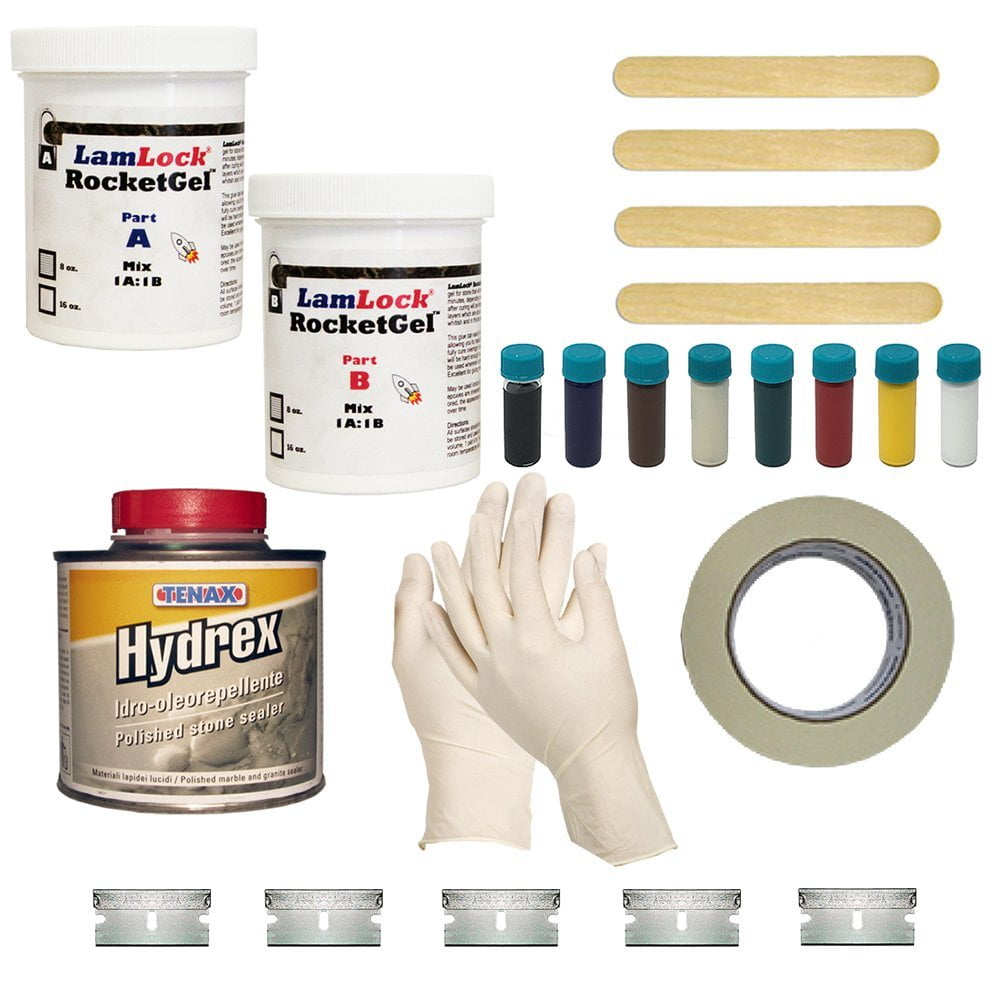 LamLock RocketGel Stone Chip Repair Kit With Tenax Hydrex Sealer ...