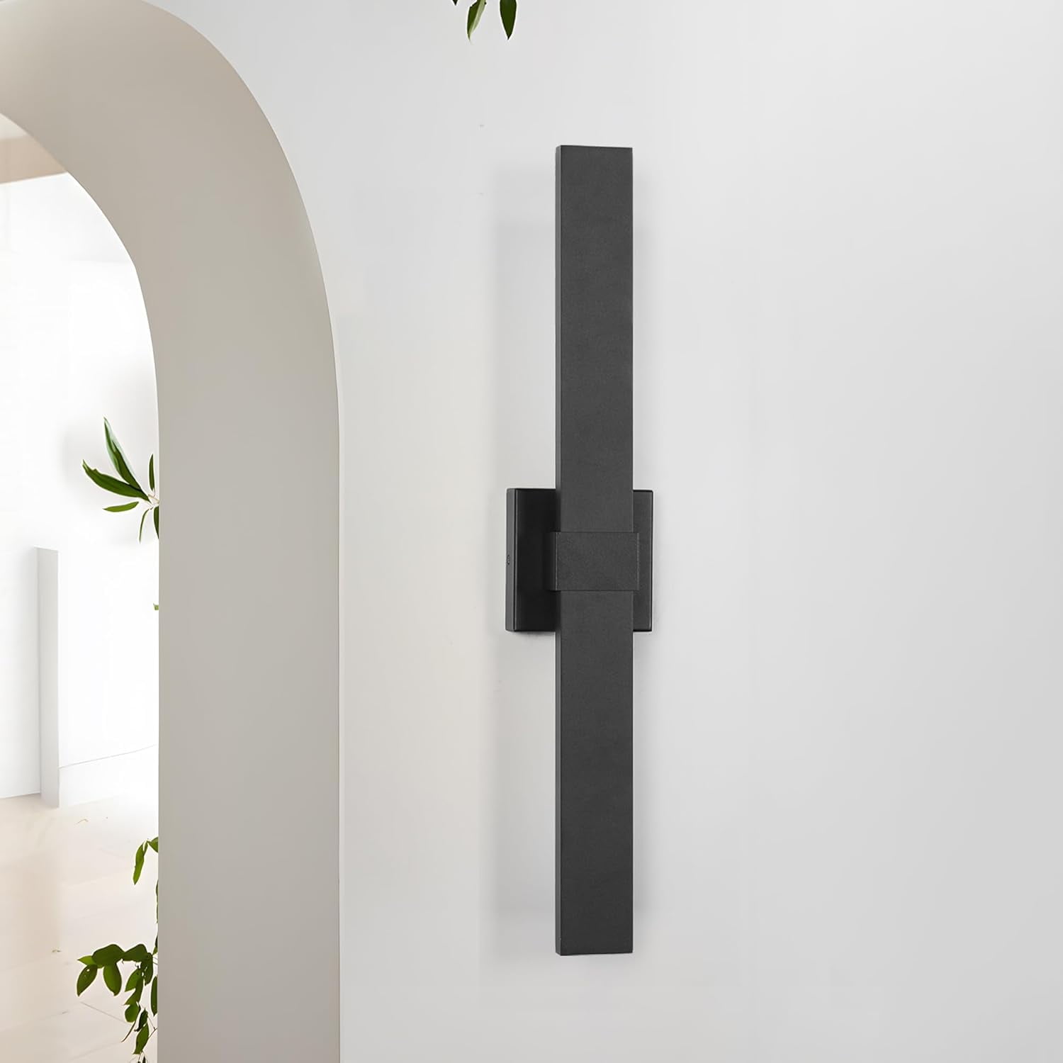 LamQee Long Outdoor Wall Lights Modern Exterior Lighting Fixtures for House, LED Linear Outdoor ...