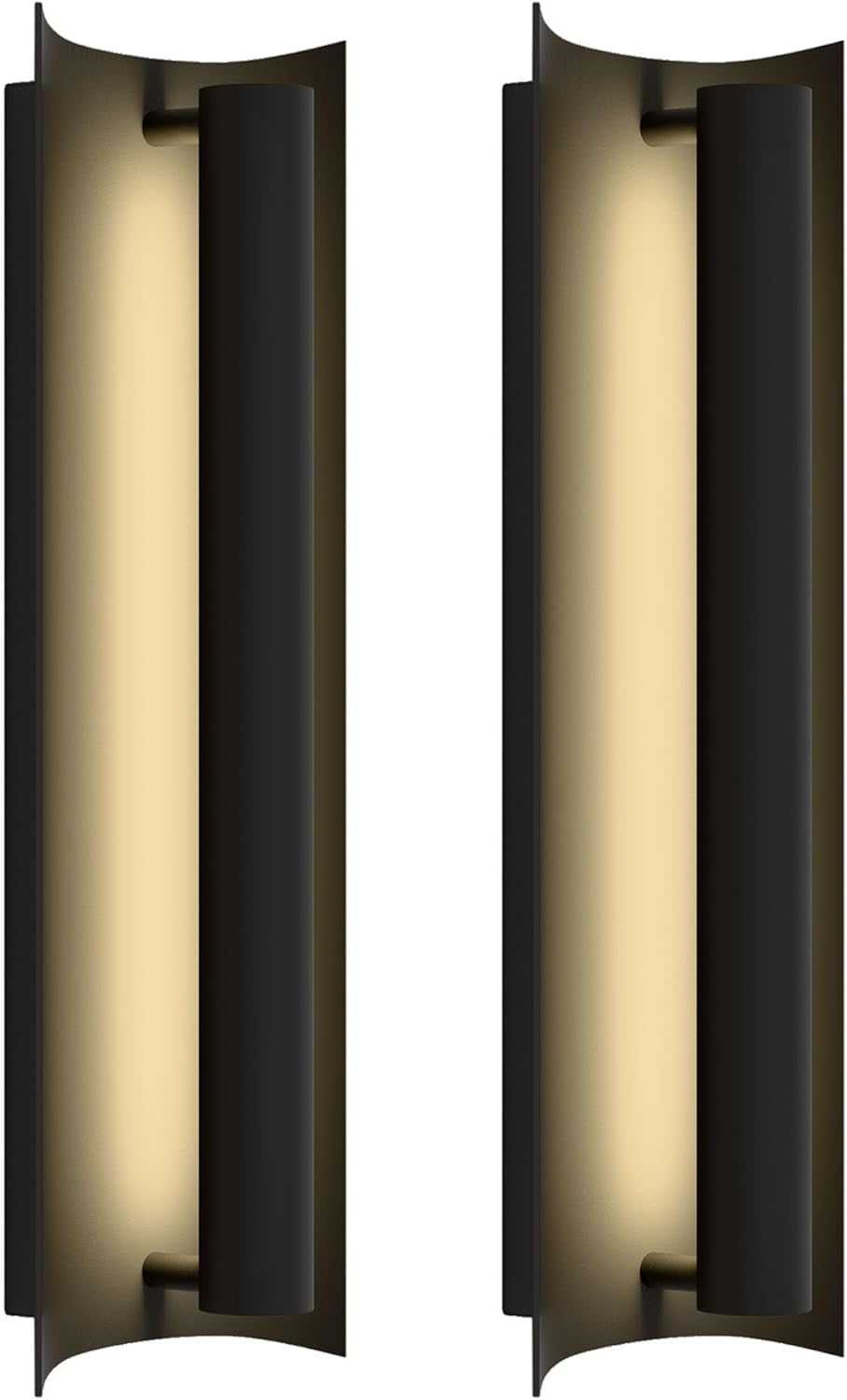 LamQee Outdoor Wall Lights, Modern Exterior Lighting Fixtures, Integrated LED Outdoor Wall ...