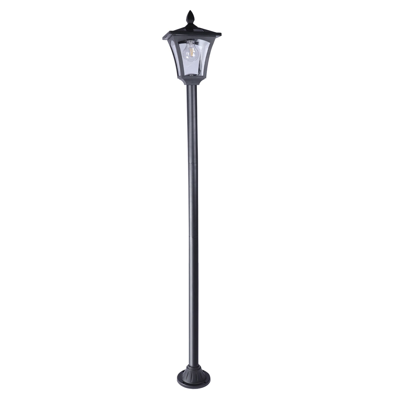 LamQee Solar Powered Lamp Post Lights Outdoor Garden Vintage Street ...