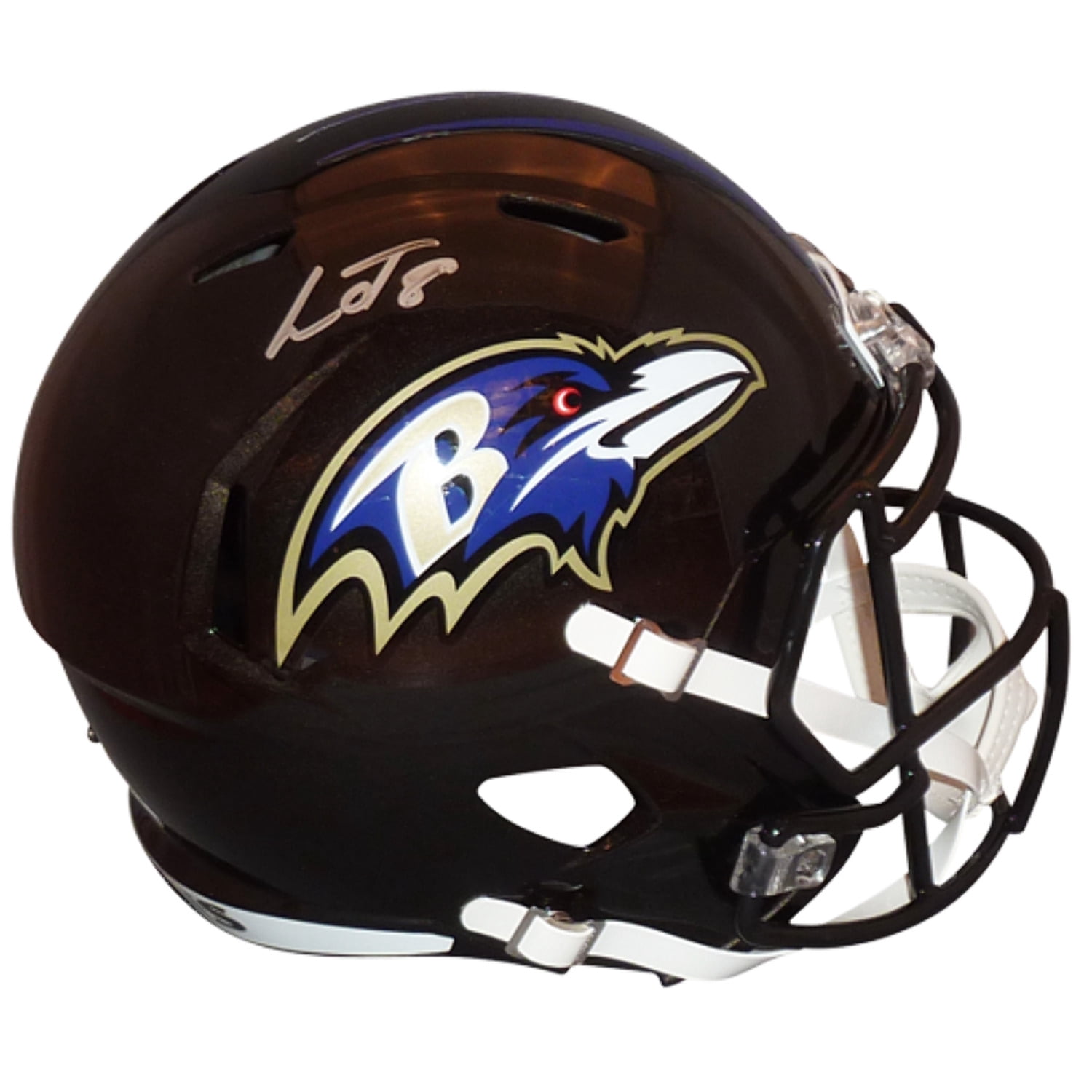 Lamar Jackson Autographed Baltimore Ravens Deluxe Full-Size Replica ...