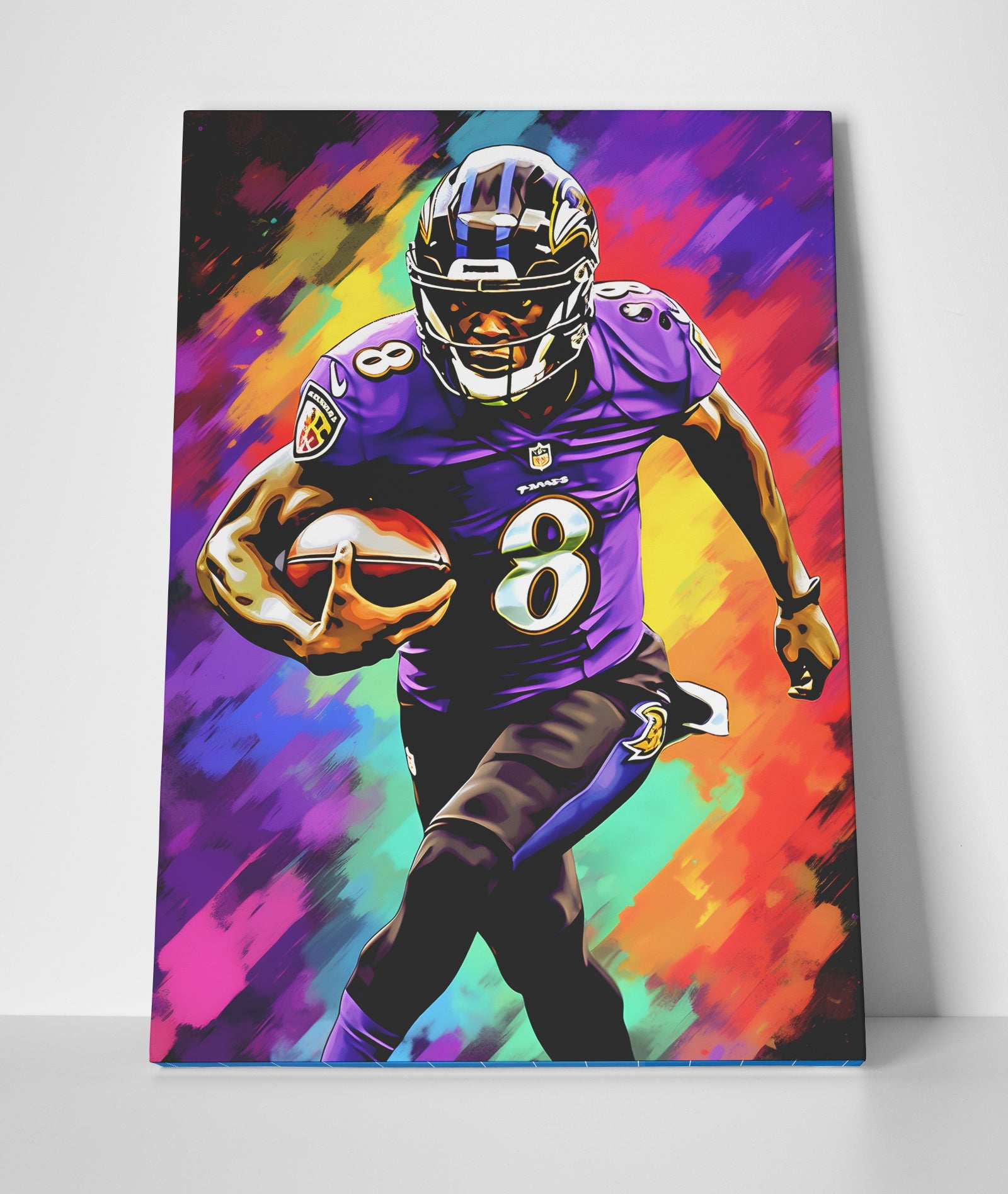 Lamar Jackson Ravens Poster or Wrapped Canvas - Walmart.com