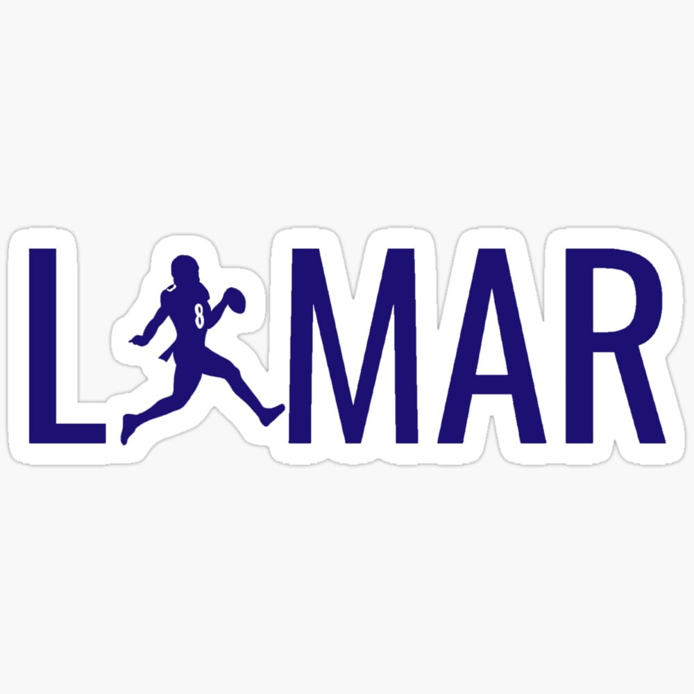 Lamar Sticker Baseball Sticker, Football Sticker, Basketball Sticker ...