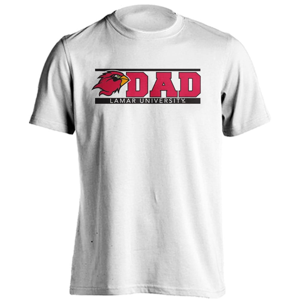 Lamar University Cardinals Dad Proud Parent Short Sleeve T-Shirt ...