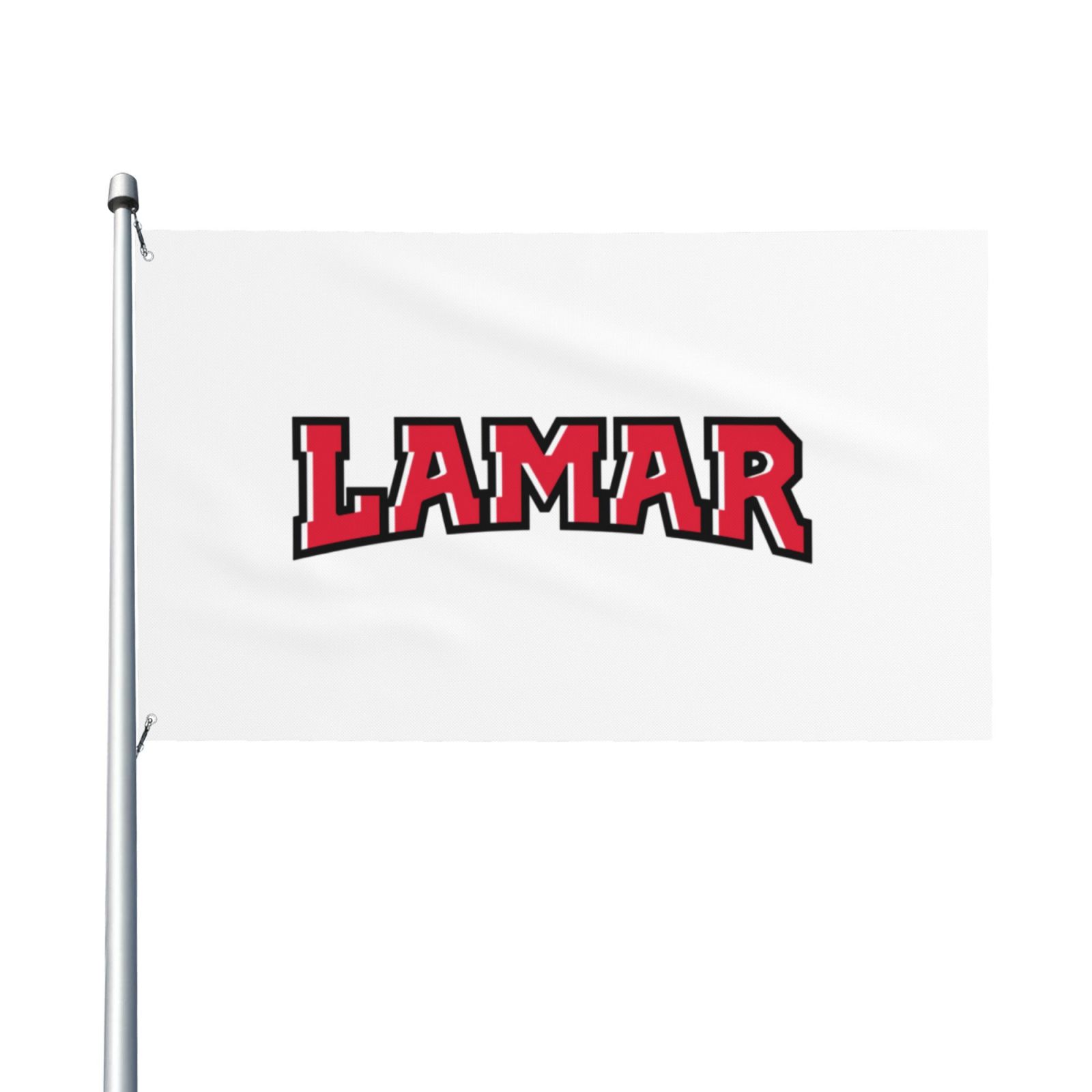 Lamar University Flag 3x5 Outdoor ,Sewn Stripes, Stronger Brass ...