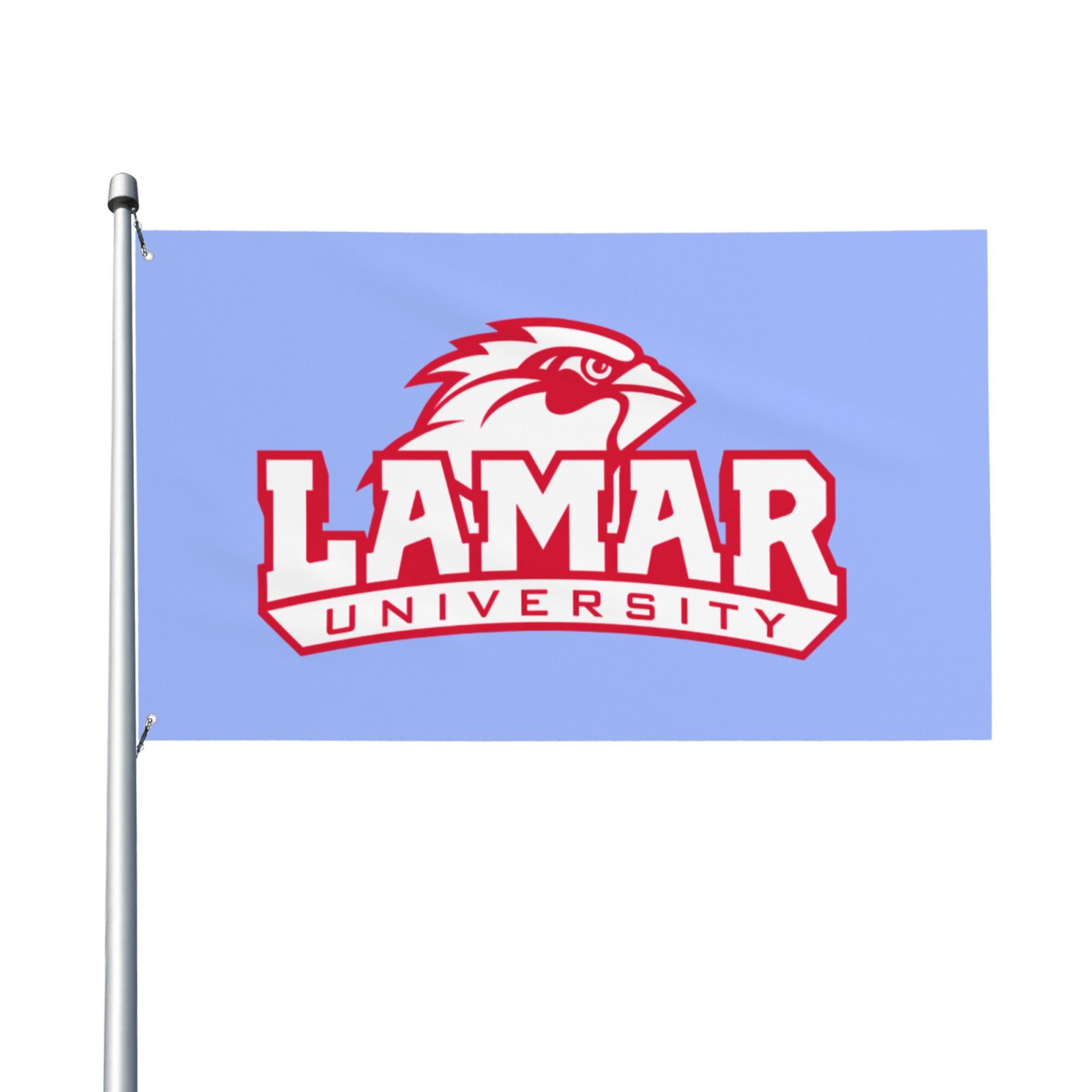 Lamar University Flag 3x5 Outdoor ,Sewn Stripes, Stronger Brass ...