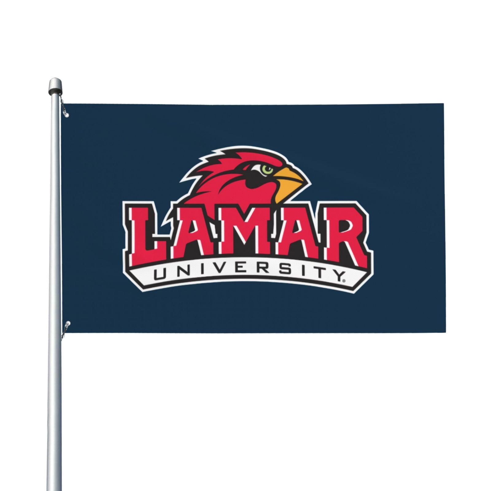 Lamar University Flag 3x5 Outdoor ,Sewn Stripes, Stronger Brass ...