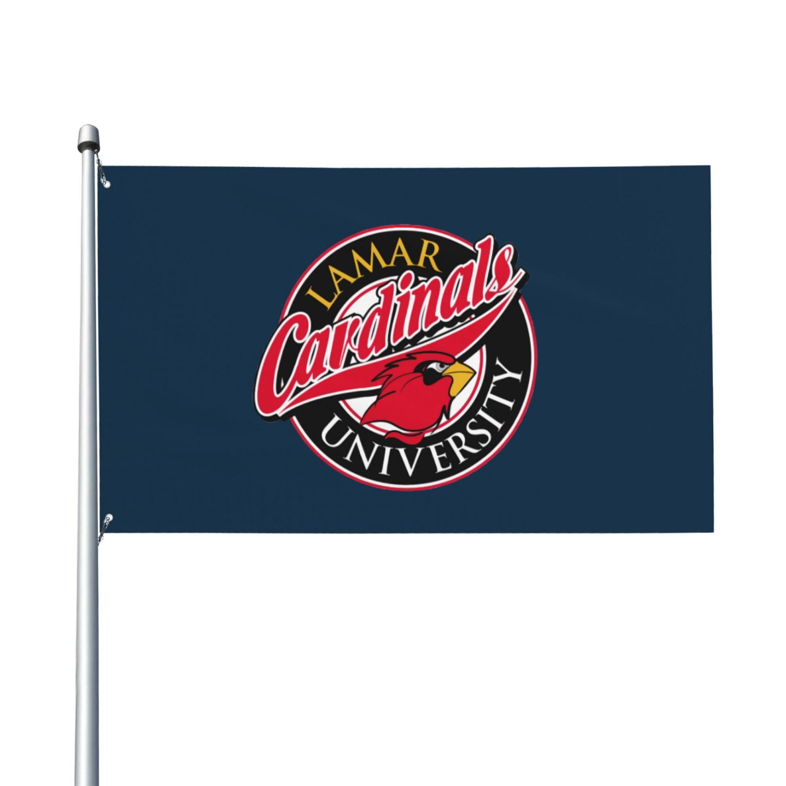 Lamar University Flag 3x5 Outdoor ,Sewn Stripes, Stronger Brass ...