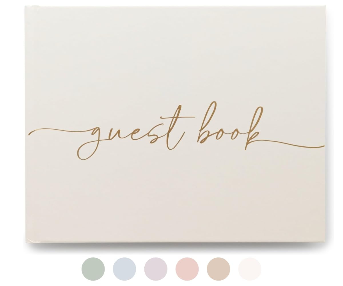Lamare Elegant BlankTRDN Page Wedding Guest Book - The Perfect Polaroid ...