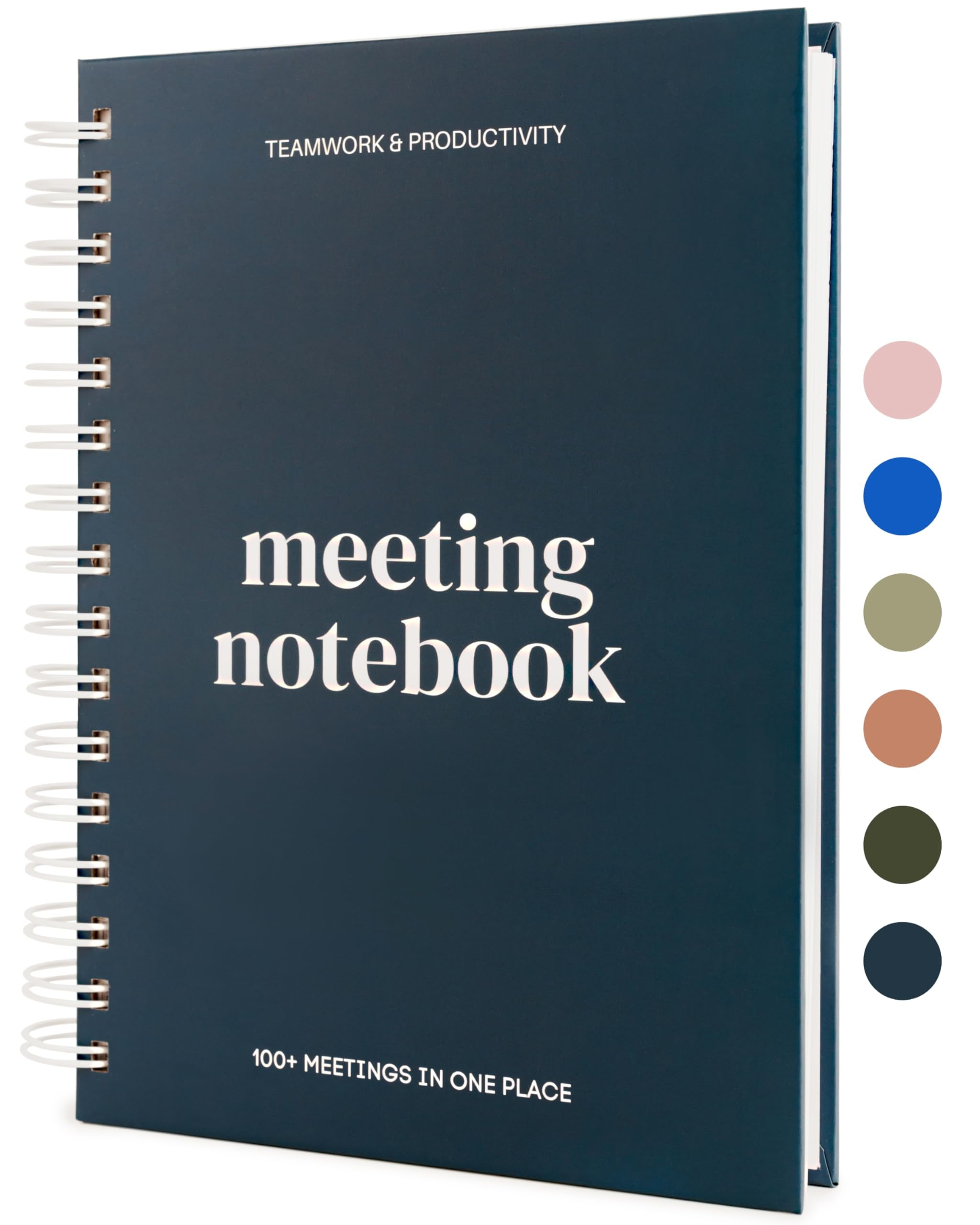 Lamare Meeting Notebook for Work Organization - 100+ Meetings Work ...