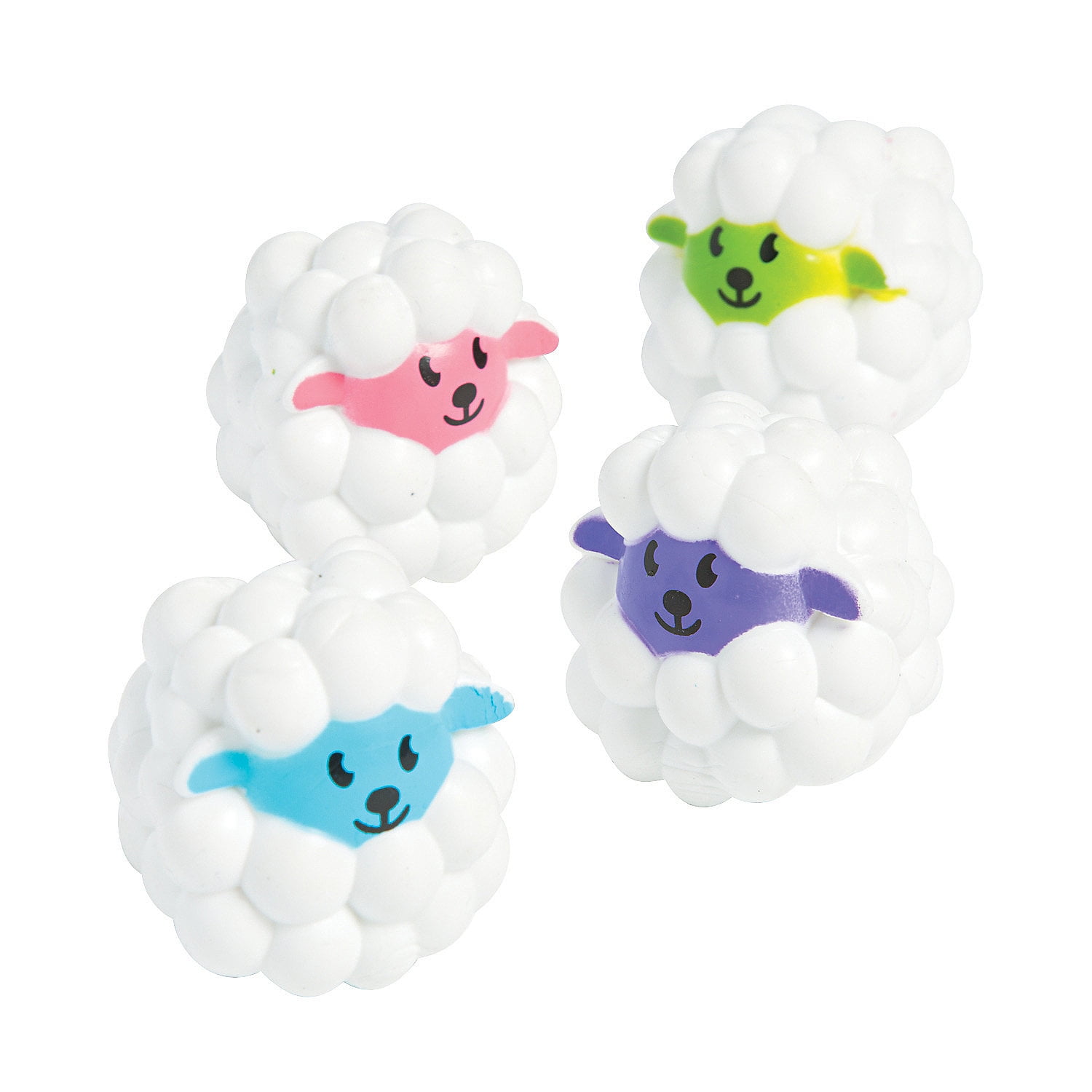 Lamb Bouncy Ball - Party Favors - 12 Pieces - Walmart.com