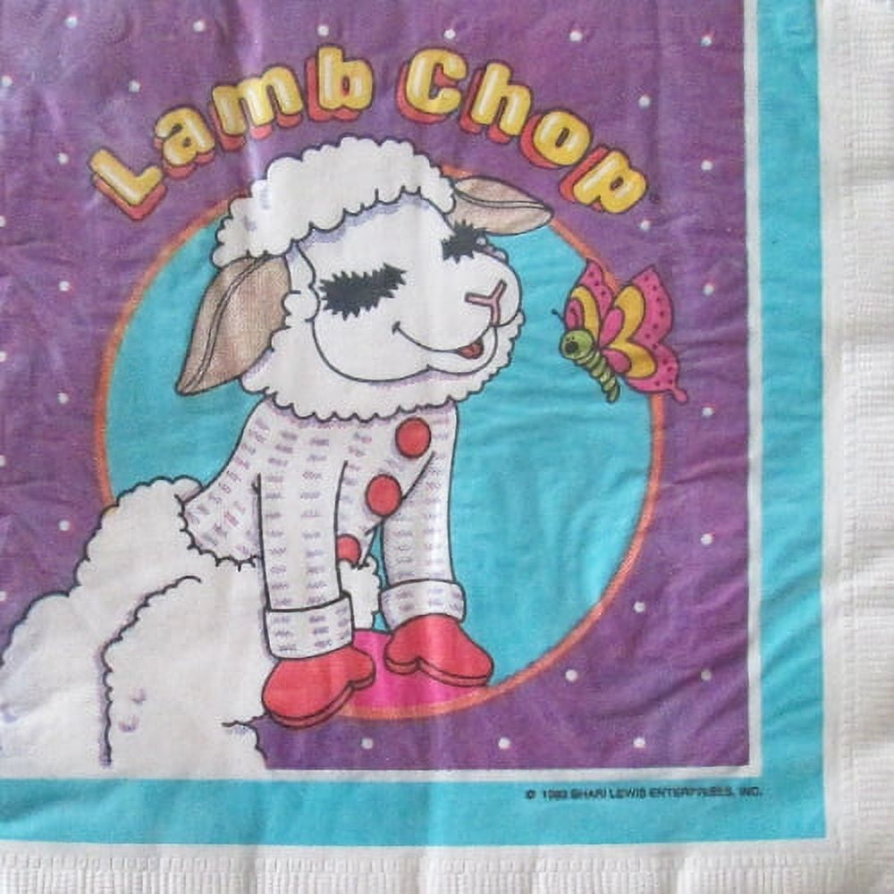 Lamb Chop Vintage 1993 Lunch Napkins (16ct) - Walmart.com