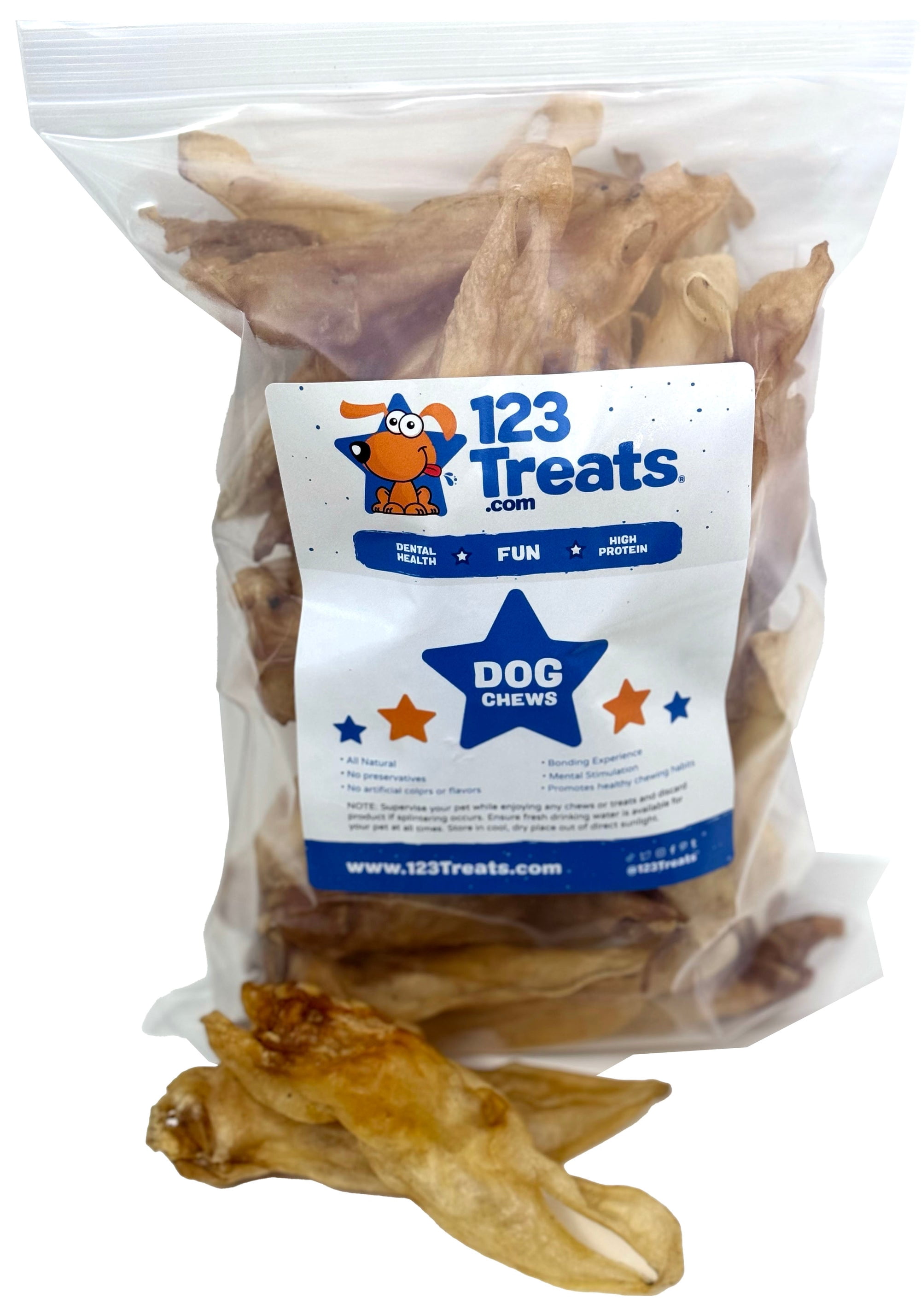 Lamb Ear Dog Chews (30 Count) From All Natural Free Range Lambs ...
