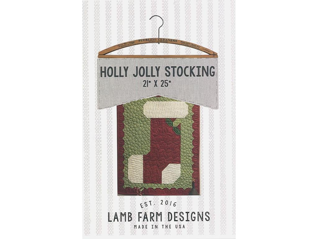 Lamb Farm Designs Holly Jolly Stocking Ptrn - Walmart.com