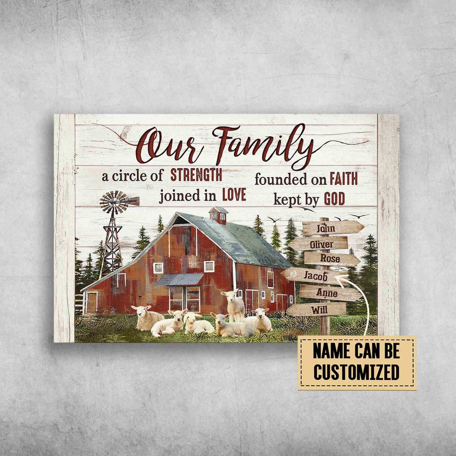 Lamb Farmhouse, Our Family, A Circle Of Strength, Founded On Faith ...
