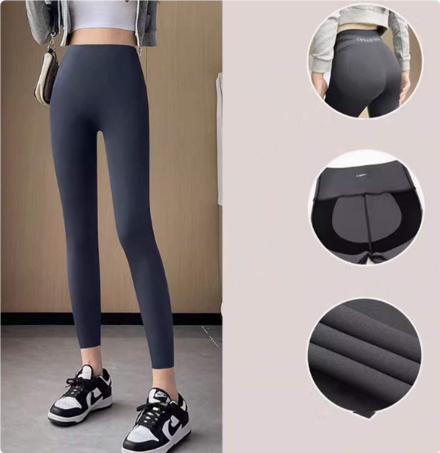 Lamb Fleece Leggings For Women - Walmart.com