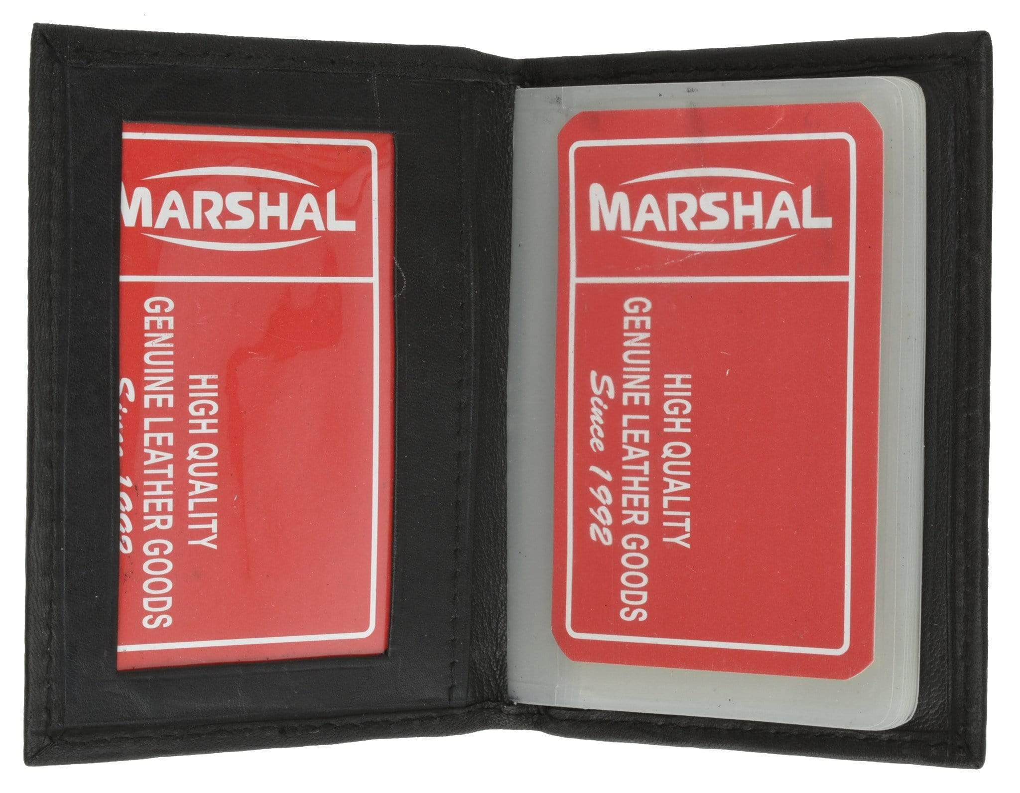 Lamb Leather Bifold Plastic Credit Card Inserts Holder 1570 (C ...