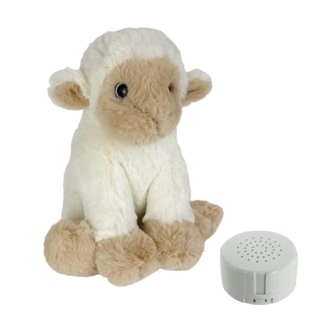 Plush Gear Lamb 8" Stuffed Animal with Voice Recorder – Soft Plush Toy ...