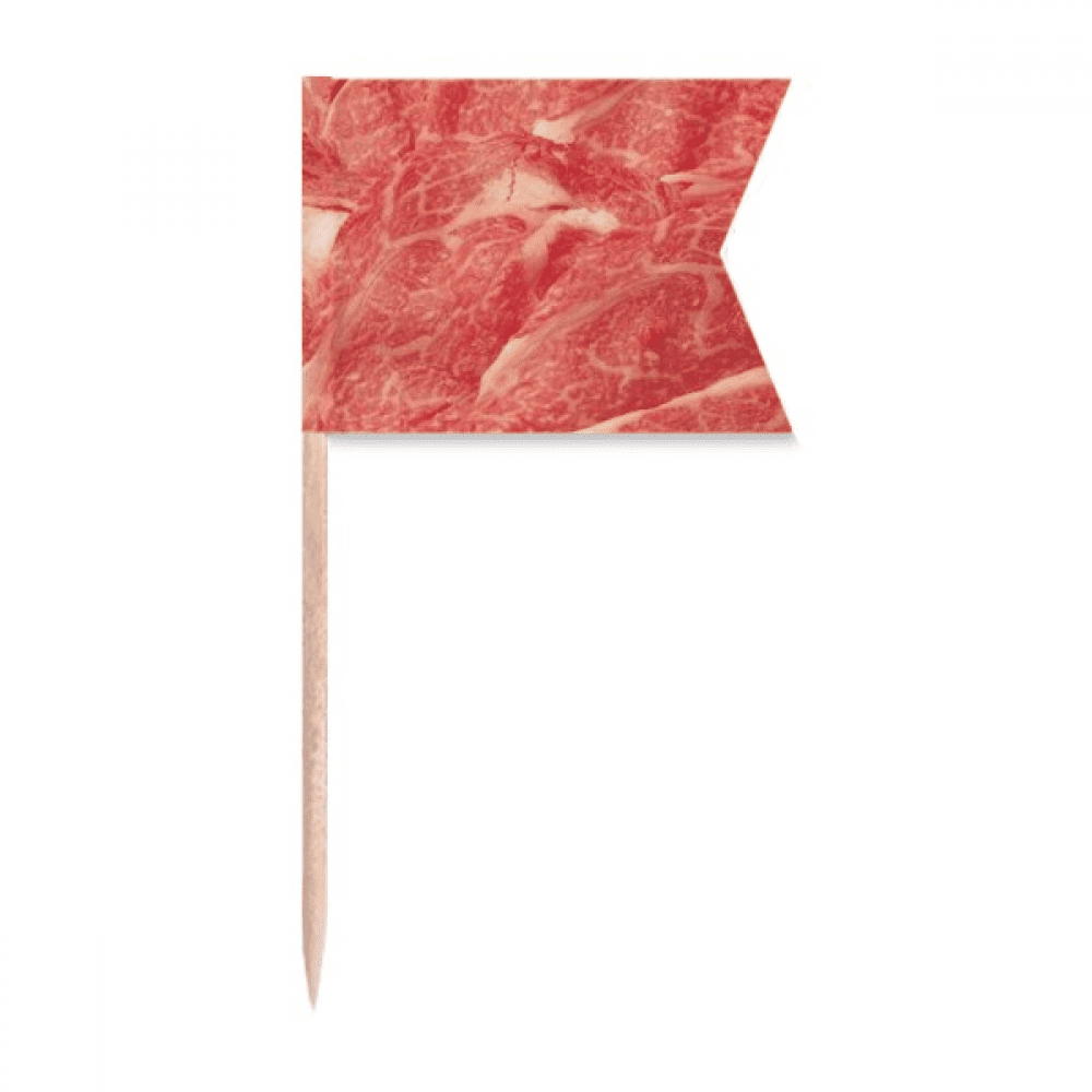 Lamb Rolls Raw Meat Food Texture Toothpick Flags Labeling Marking for ...