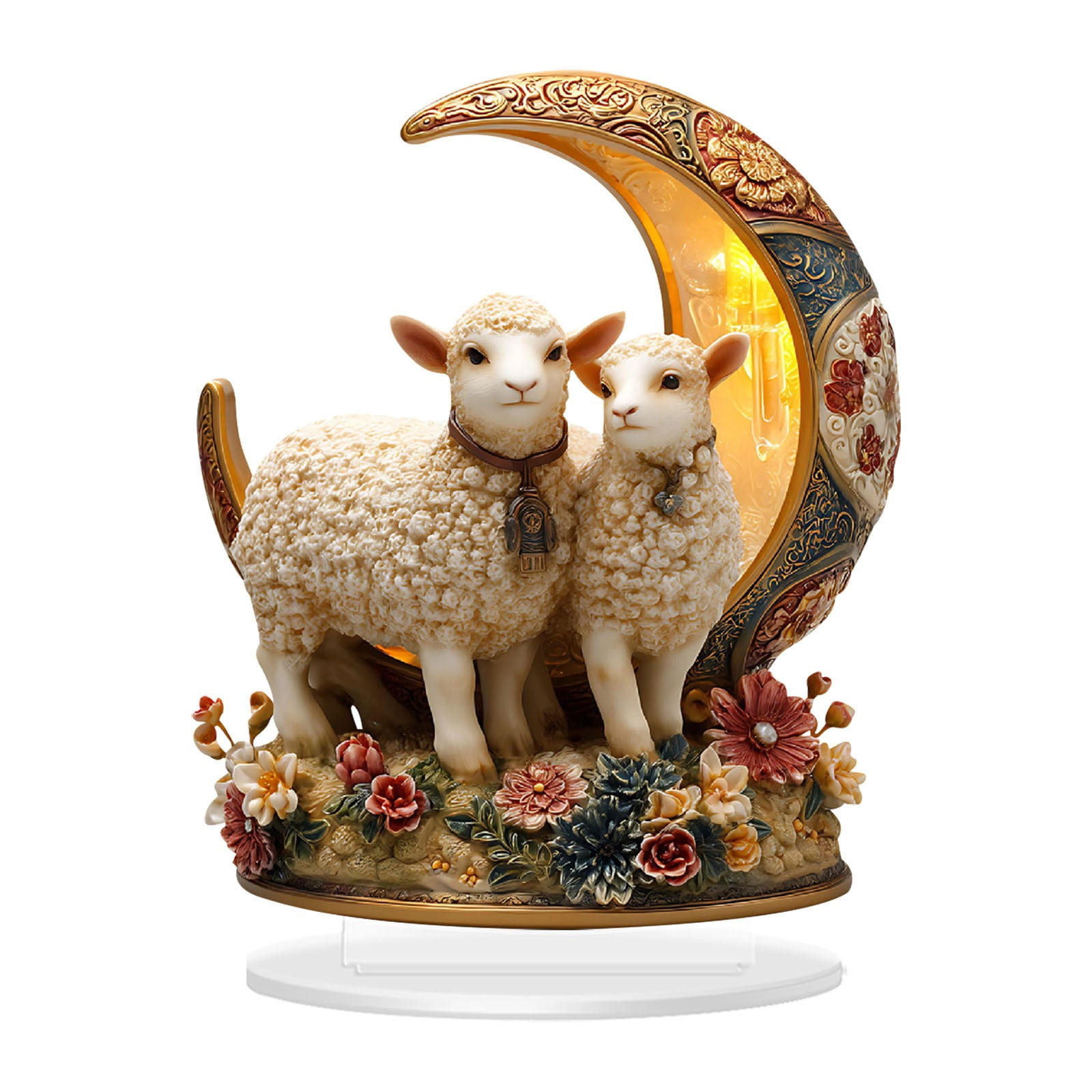 Lamb Series Ornament Set Model A 3Pcs 2D Acrylic Decor Living Room Home ...