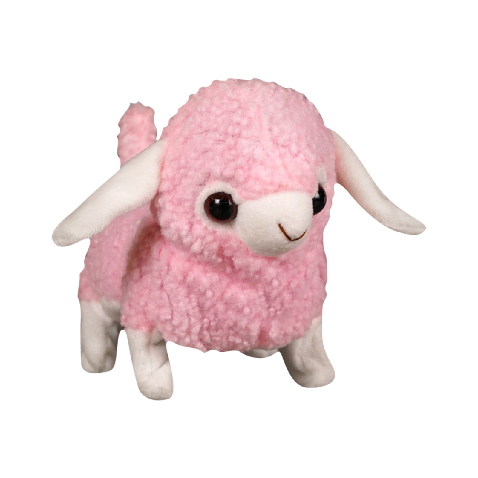 Lamb Toy for Kids Interactive Animated Stuffed Animal Soft Realistic ...