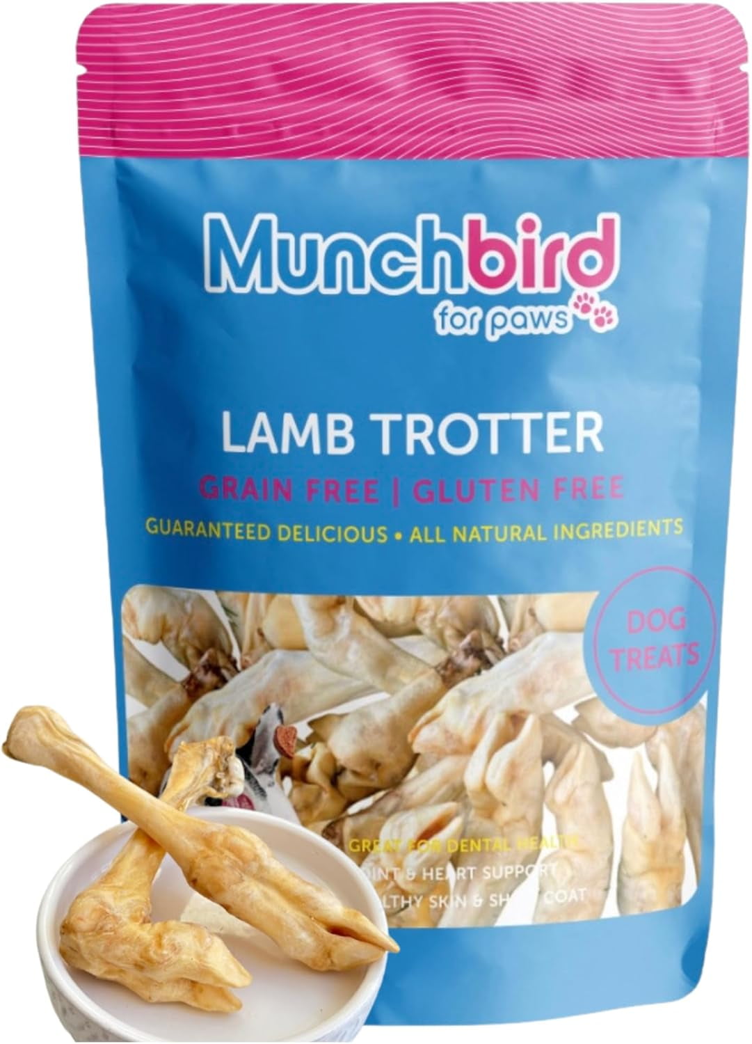 Lamb Trotter Dehydrated Dog Treats Natural Glucosamine for Dogs ...