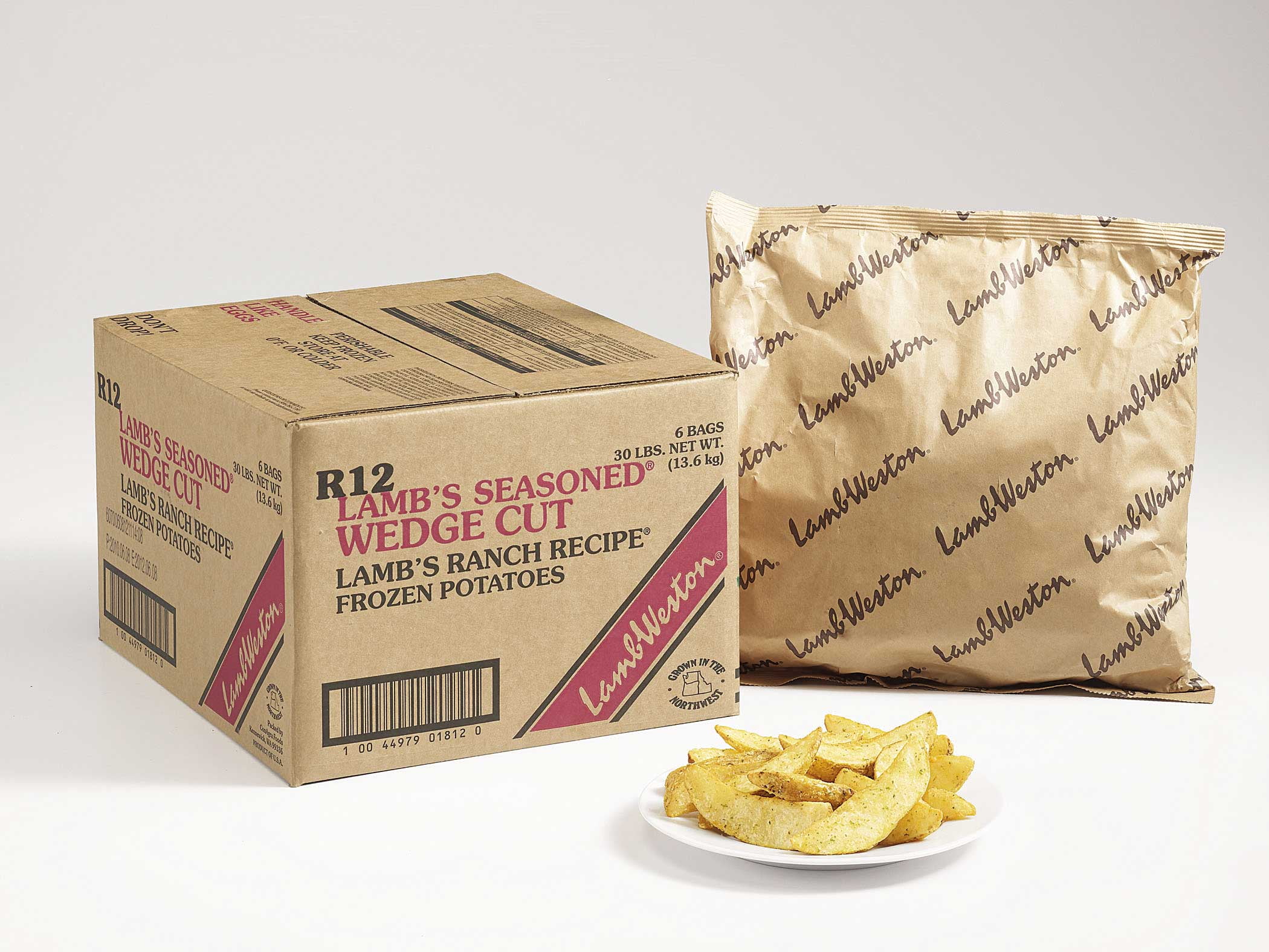 Lamb Weston Ranch 10 Wedge Cut Potato Fry, 5 Pound - 6 per case ...