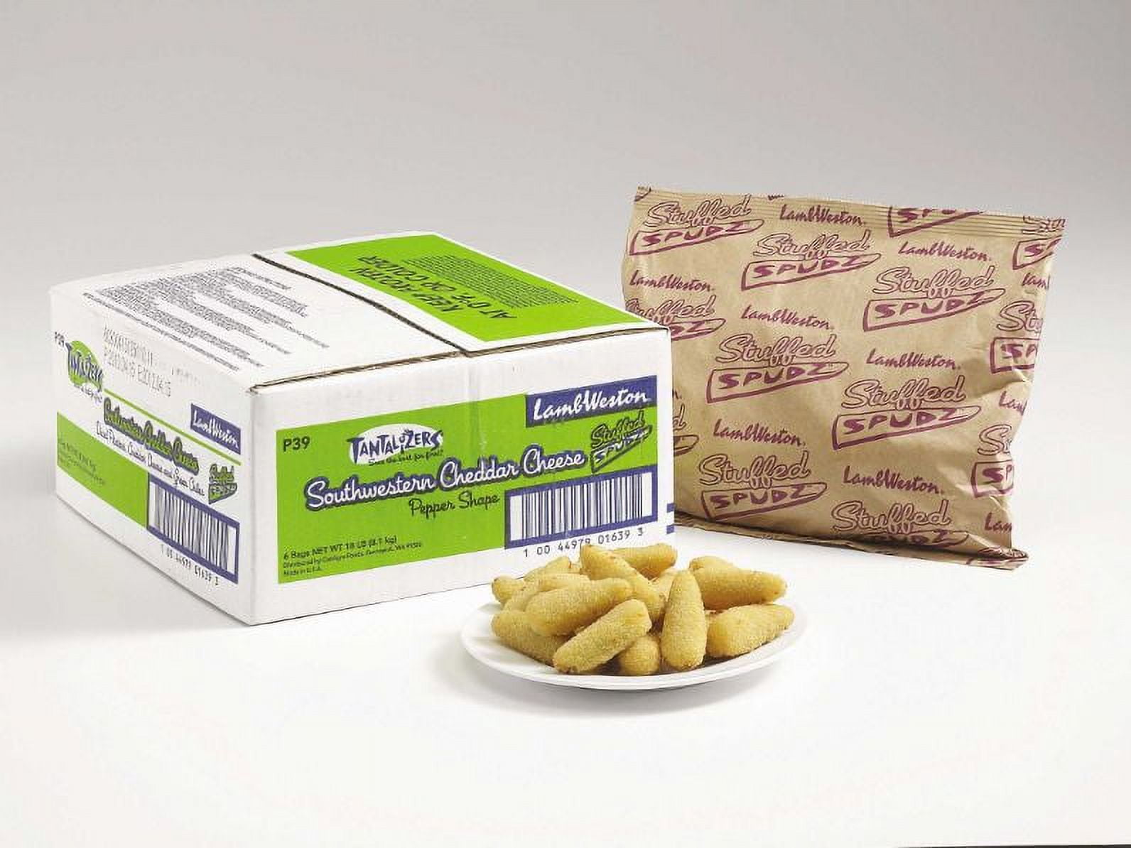 Lamb Weston Tantalizers Stuffed Spudz Pepper Southwestern Cheddar, 3 ...