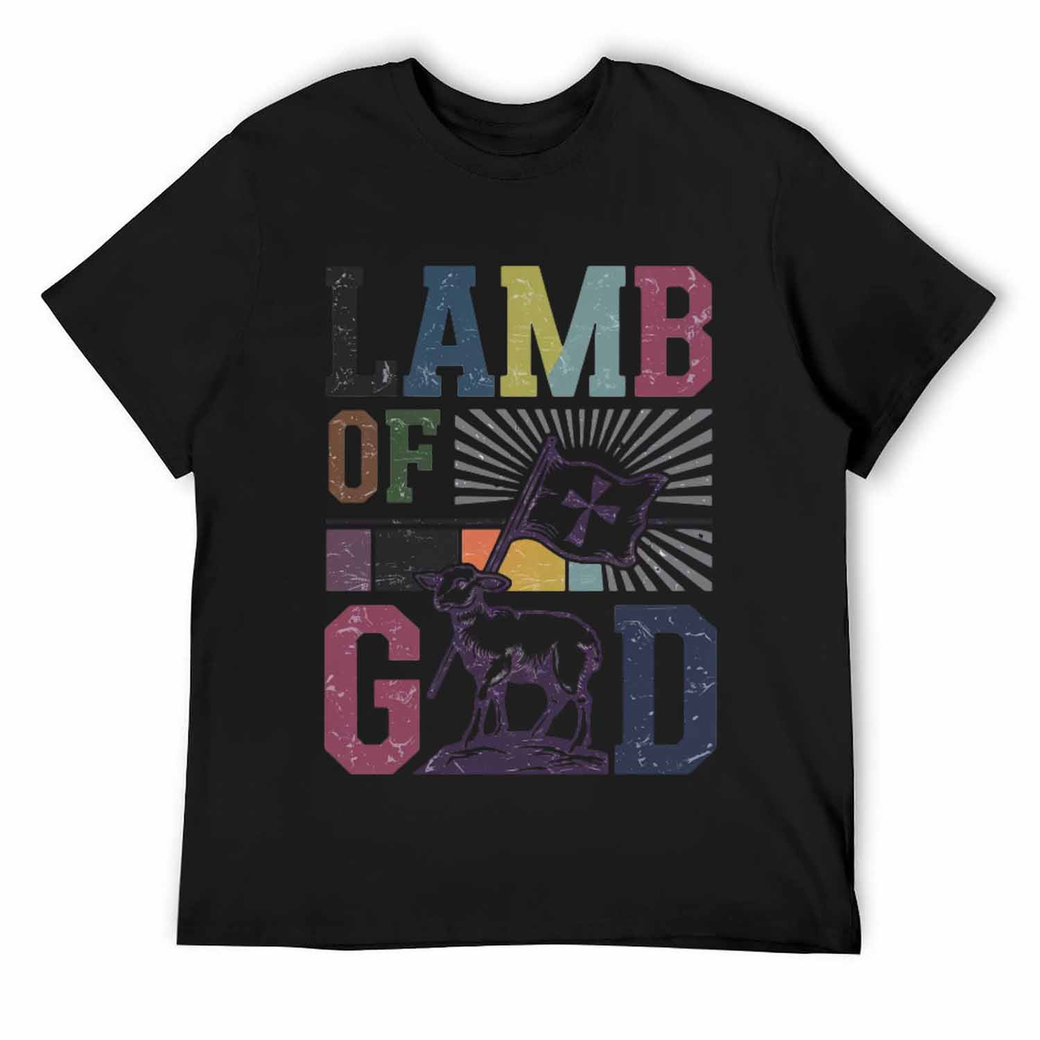 Lamb of God Deluxe Christian T-Shirt T-Shirt - Walmart.com