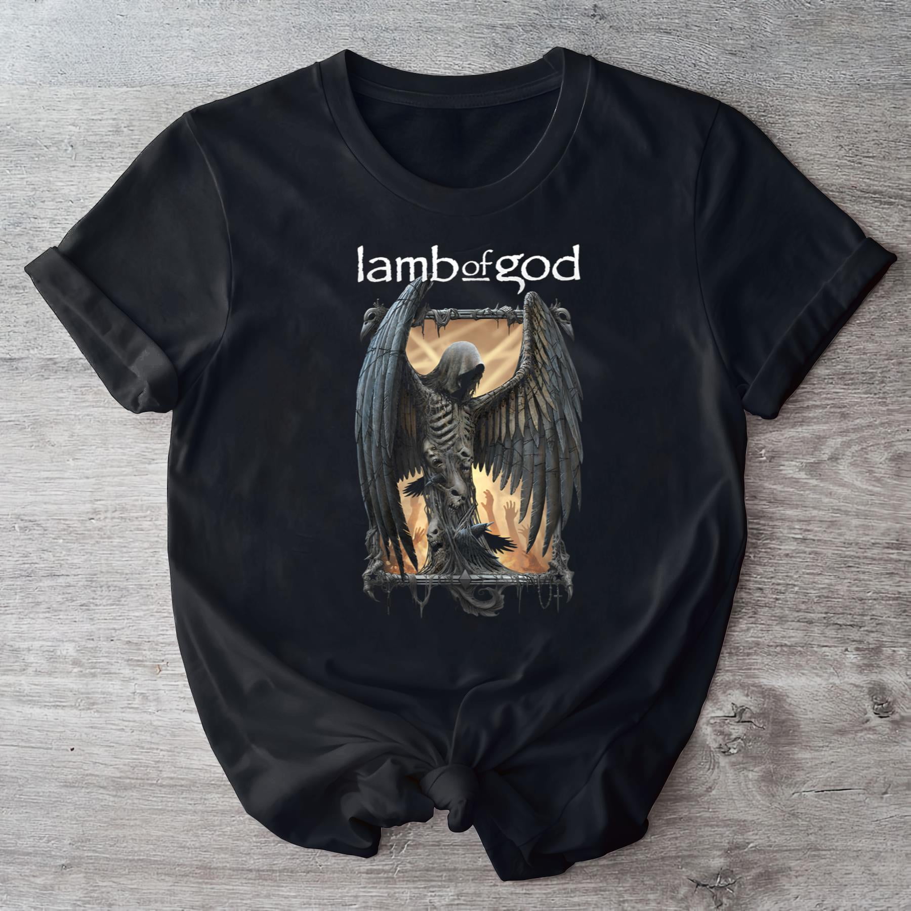 Lamb of God Winged Death Black Unisex T-Shirt-TH42031 - Walmart.com