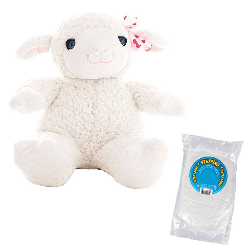 Lambert The Lamb Plush Toy Skin, DIY 16" Toy Kits with Hand Stuffing ...