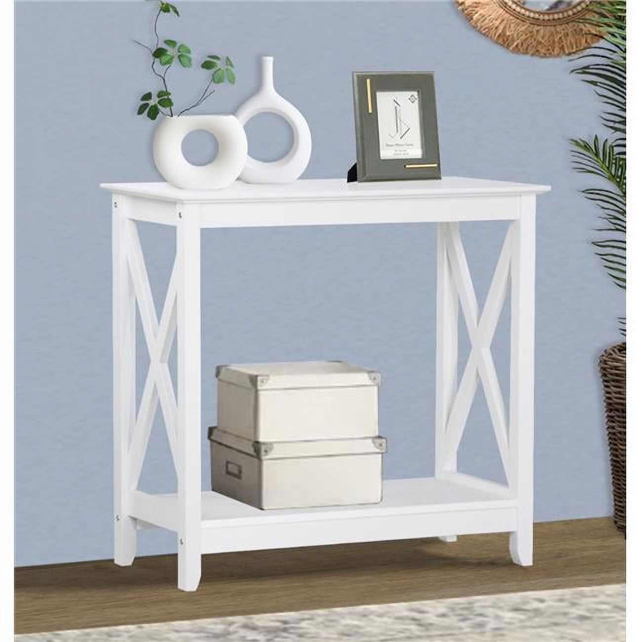 Lambert Modern Farmhouse Console Table - Walmart.com