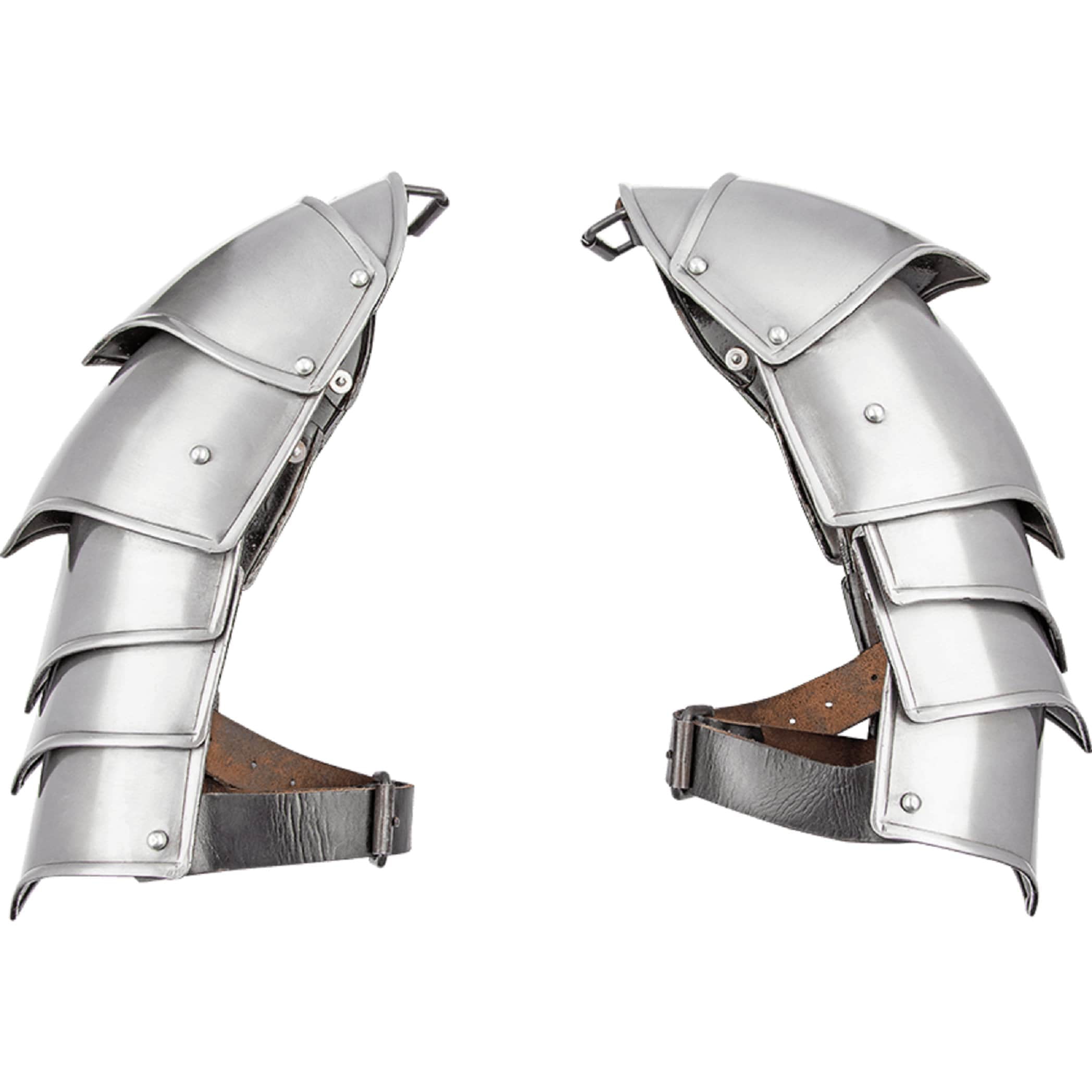 Lambert Steel Shoulder Guard Medieval Pauldrons SCA LARP Armour ...
