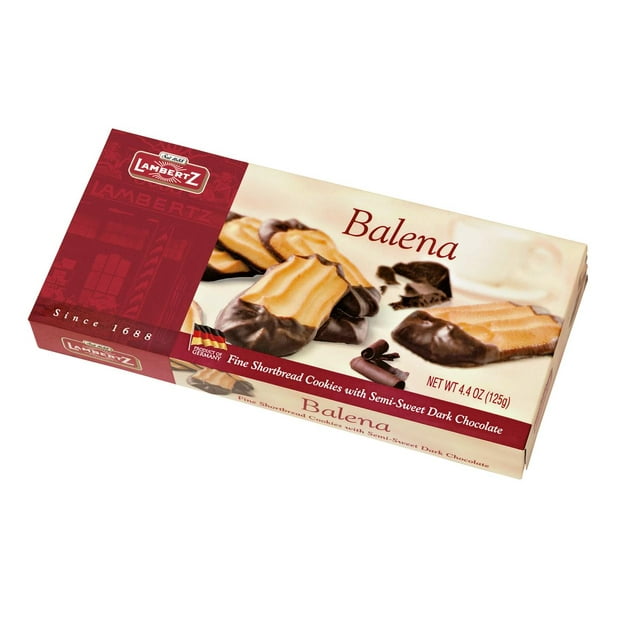 Lambertz Balena Madeline Shaped Shortbread Cookies Dipped in Dark ...