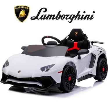 TOBBI 12V Licensed Lamborghini Sian Kids Ride on Car W/ Remote Control ...