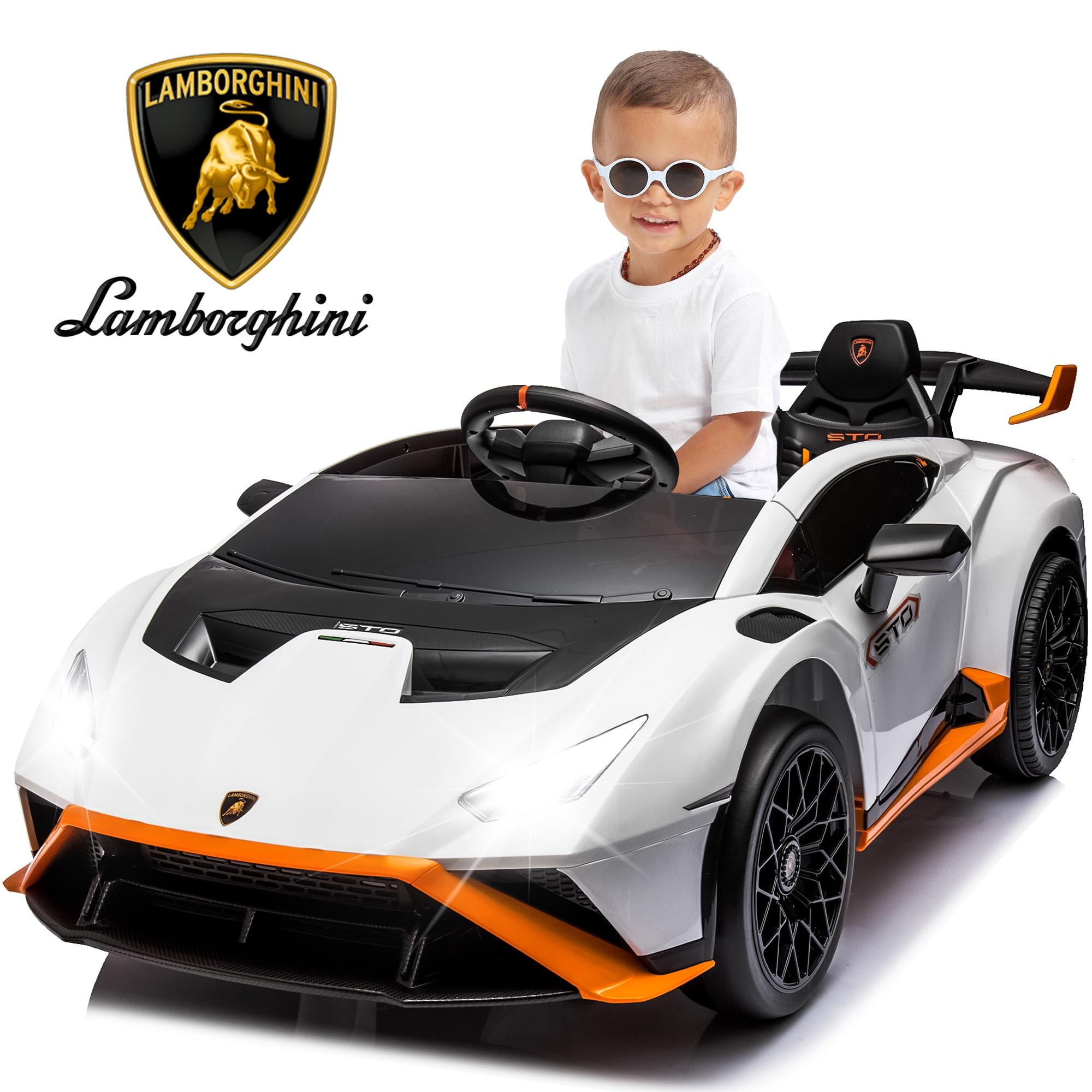 Lamborghini 24V Ride on Car Toy for Boys and Girls Electric Vehicle ...