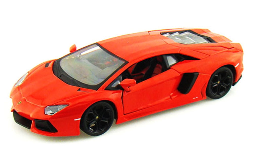 Lamborghini Aventador LP700-4, Orange - Bburago 11033 -1/18 scale ...