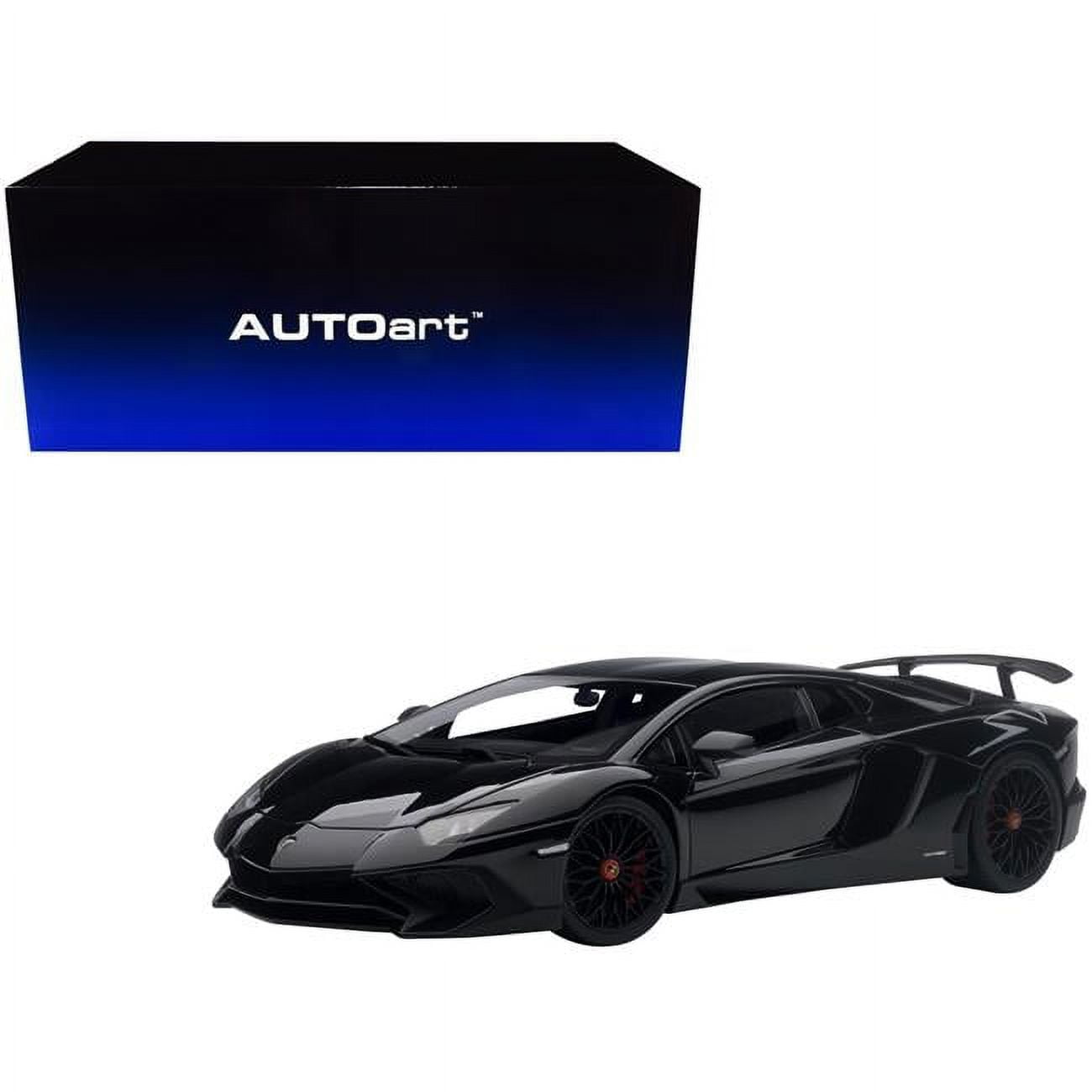 Lamborghini Aventador LP750-4 SV Nero Aldebaran-Gloss Black 1-18 Scale ...
