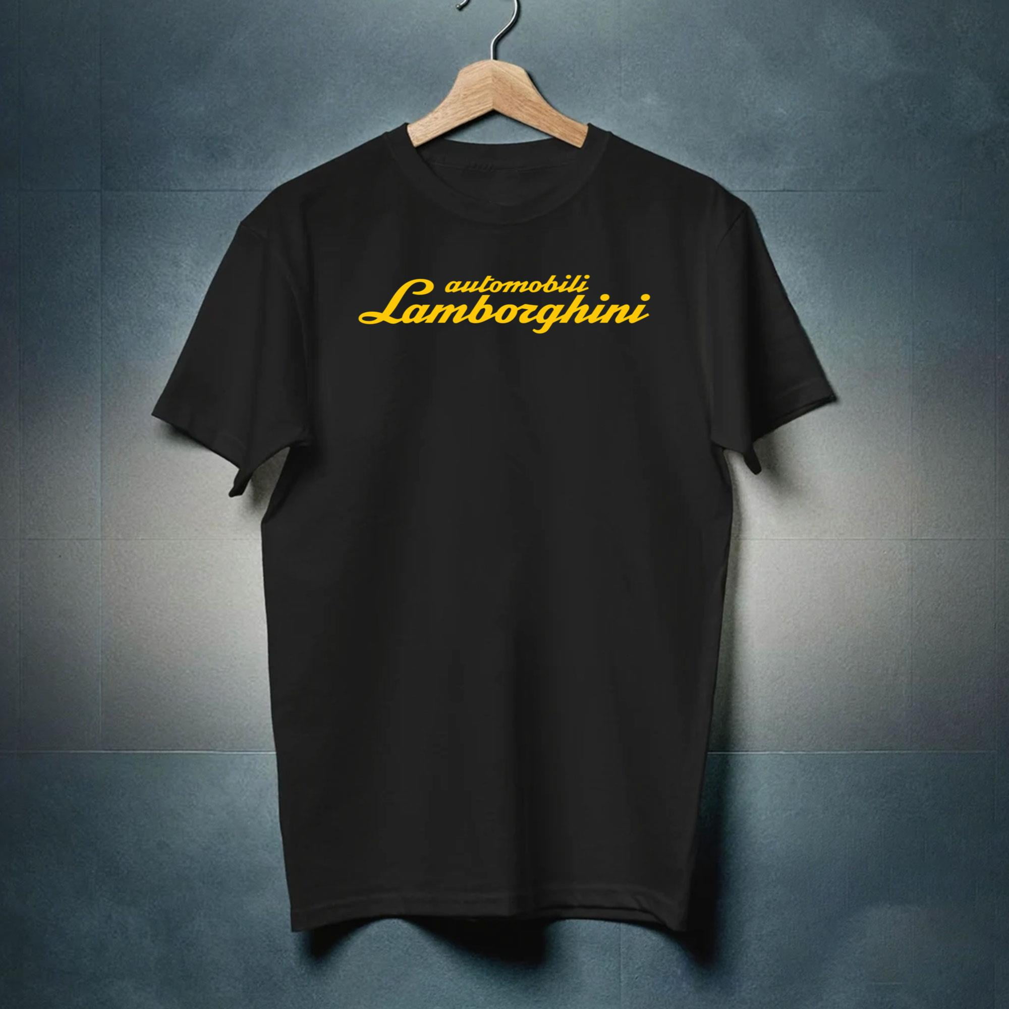 Lamborghini Black T-shirt Man Unisex 100% Cotton-TH29481 - Walmart.com