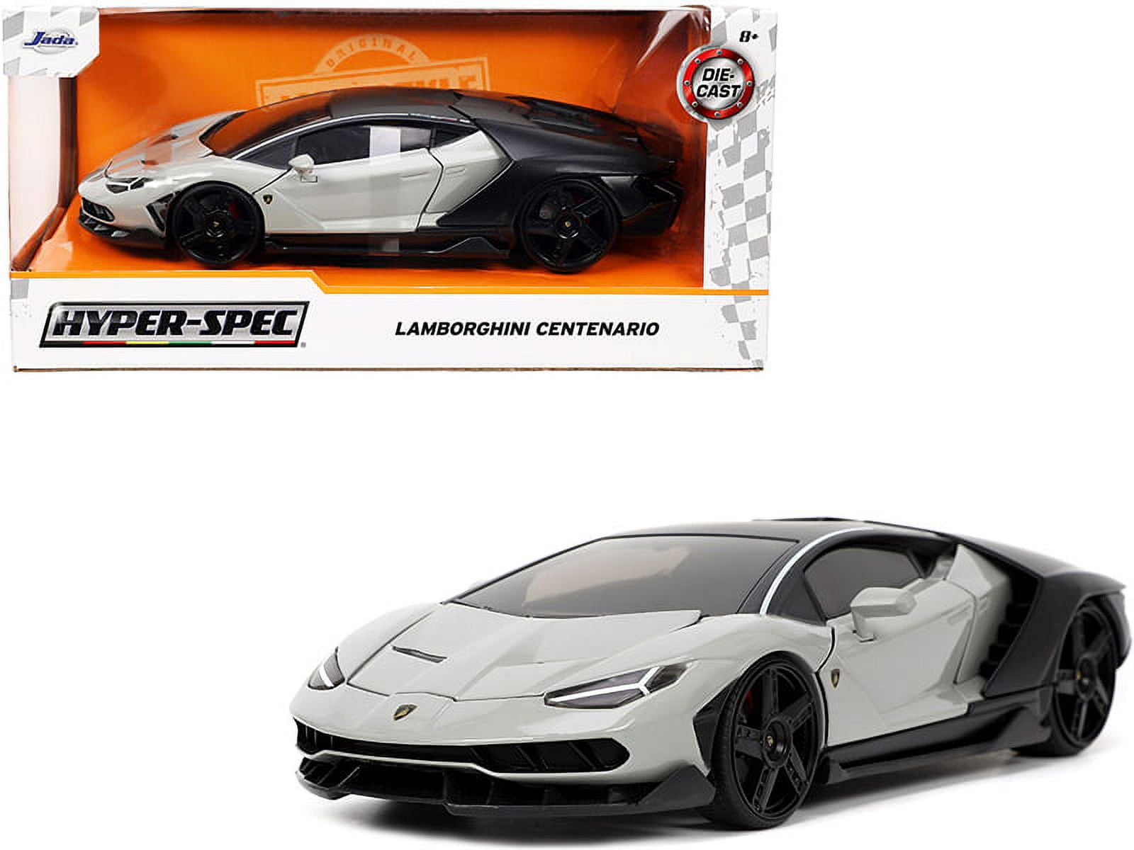Lamborghini Centenario Gray and Matt Black "Hyper-Spec" Series 1/24 ...
