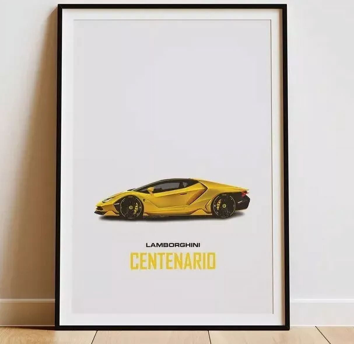Lamborghini Centenario Poster, Centenario Print, Car Print NO FRAMED ...