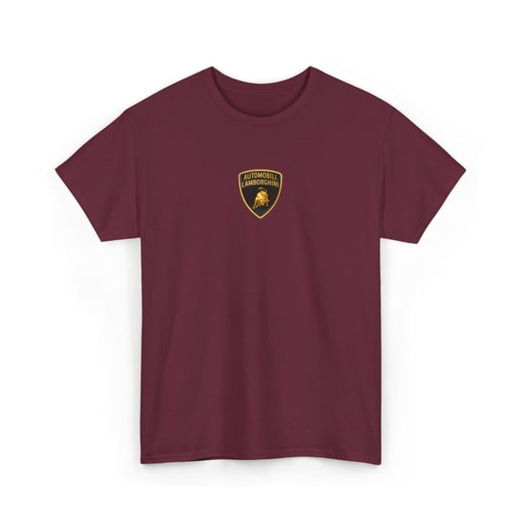 Lamborghini Classic Italian V12 Supercar Emblem Tee T-Shirt Print Small ...