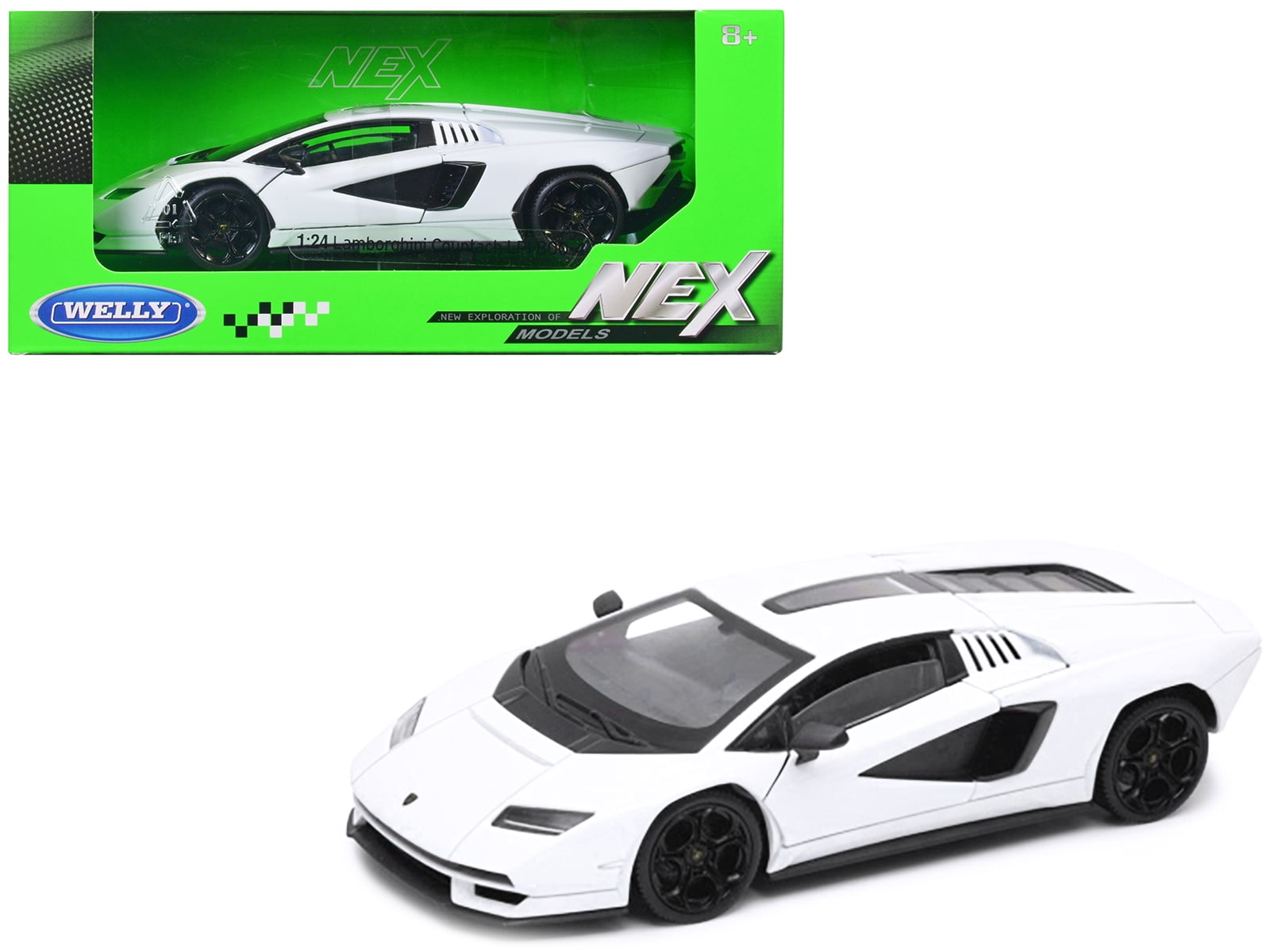 Lamborghini Countach LPI 800-4 White "NEX Models" Series 1/24 Diecast ...